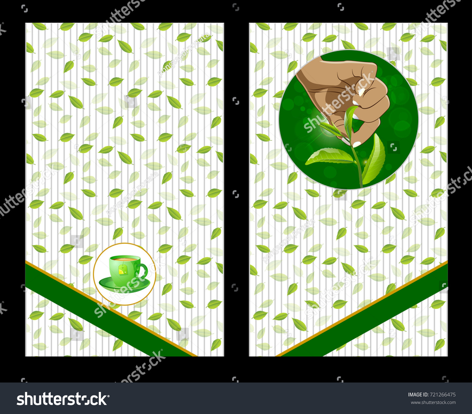 Tea Banner Backgrounds Vectors Stock Vector (Royalty Free) 721266475 ...