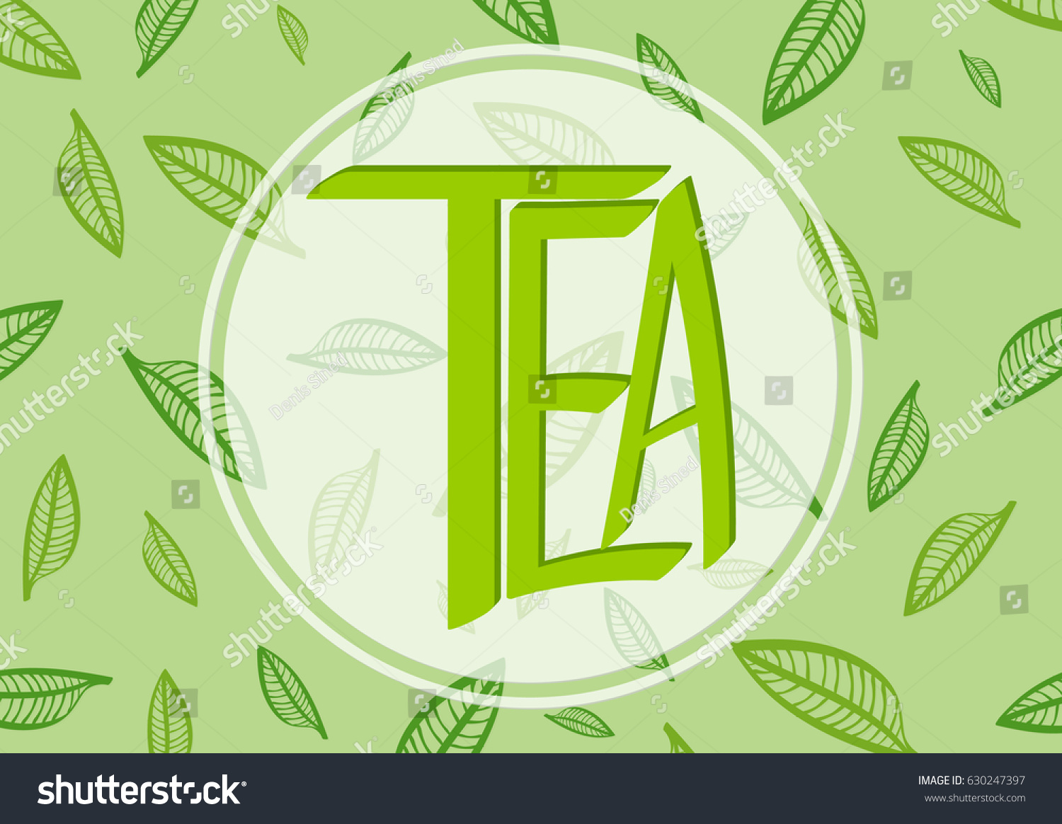 Tea Banner Poster Design Template Vector Stock Vector (Royalty Free ...
