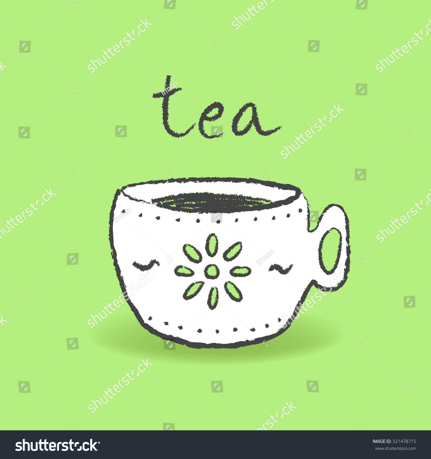 Tea Vector Illustration Stock Vector (Royalty Free) 321478715 ...