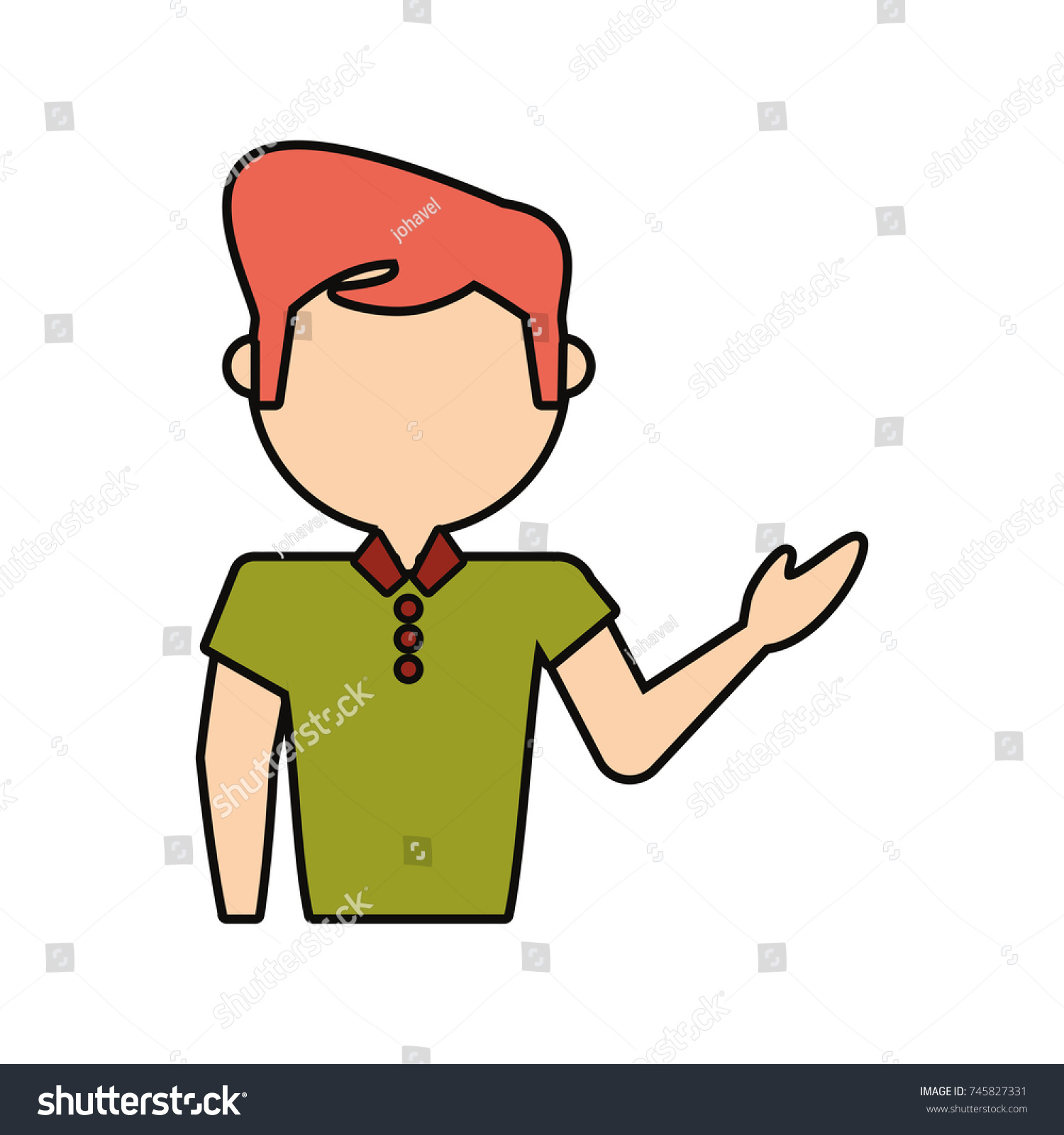 Teacher Man Icon Stock Vector (Royalty Free) 745827331 | Shutterstock