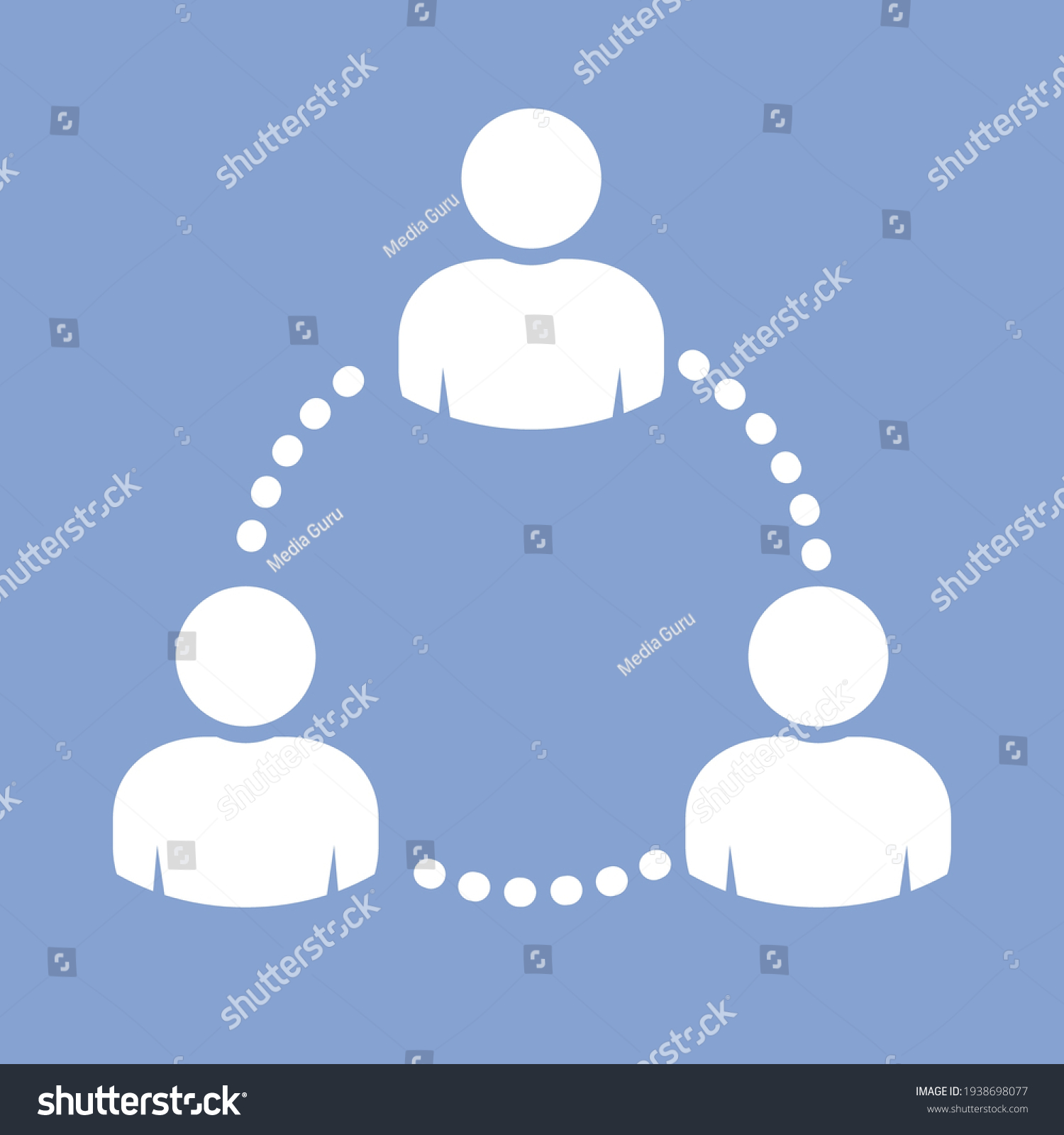 Team Responsibility Interchangeability Staff Rotation Stock Vector ...