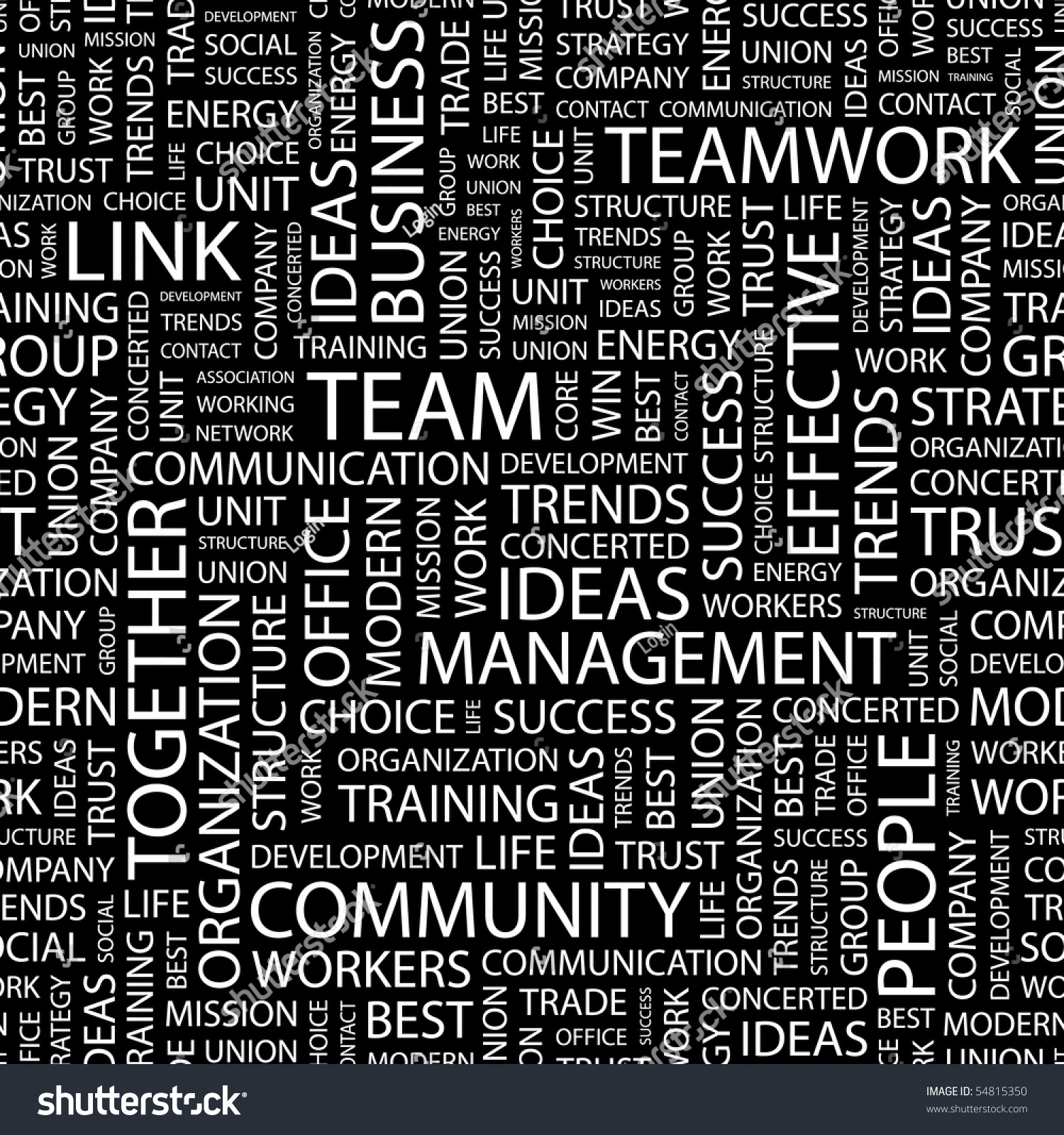 Team Seamless Vector Background Wordcloud Illustration Stock Vector ...