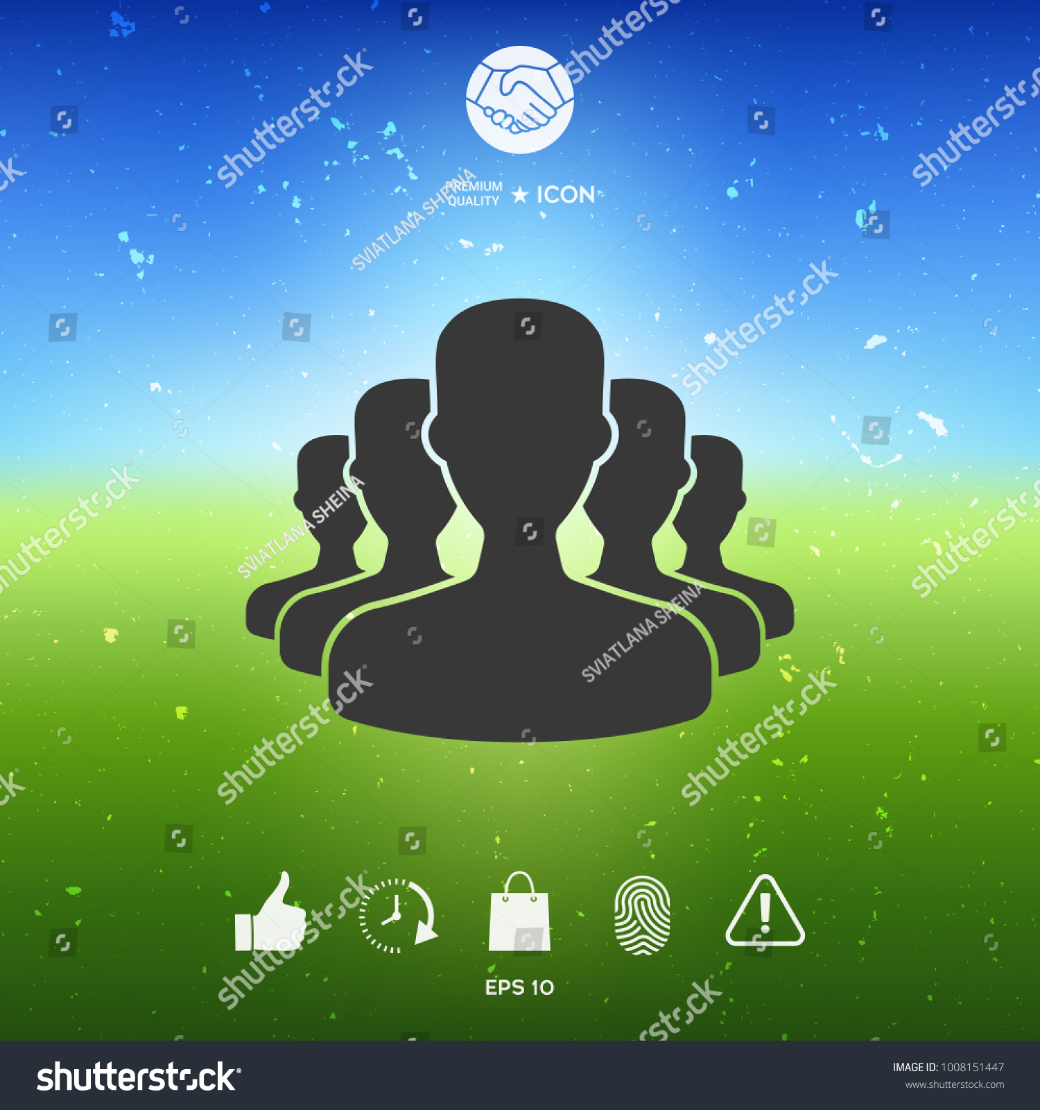 Team Symbol Icon Stock Vector (Royalty Free) 1008151447 | Shutterstock