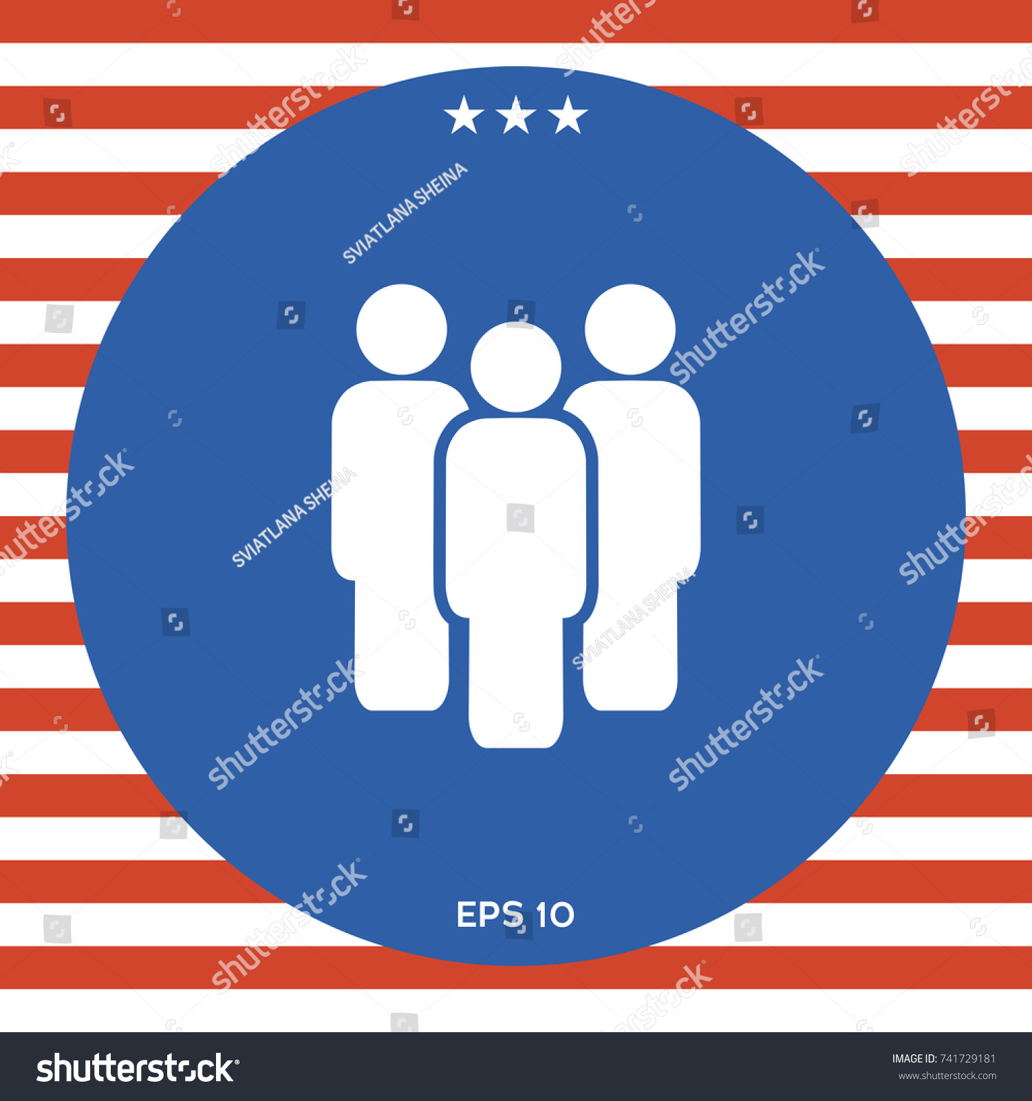 Team Symbol Icon Stock Vector (Royalty Free) 741729181 | Shutterstock