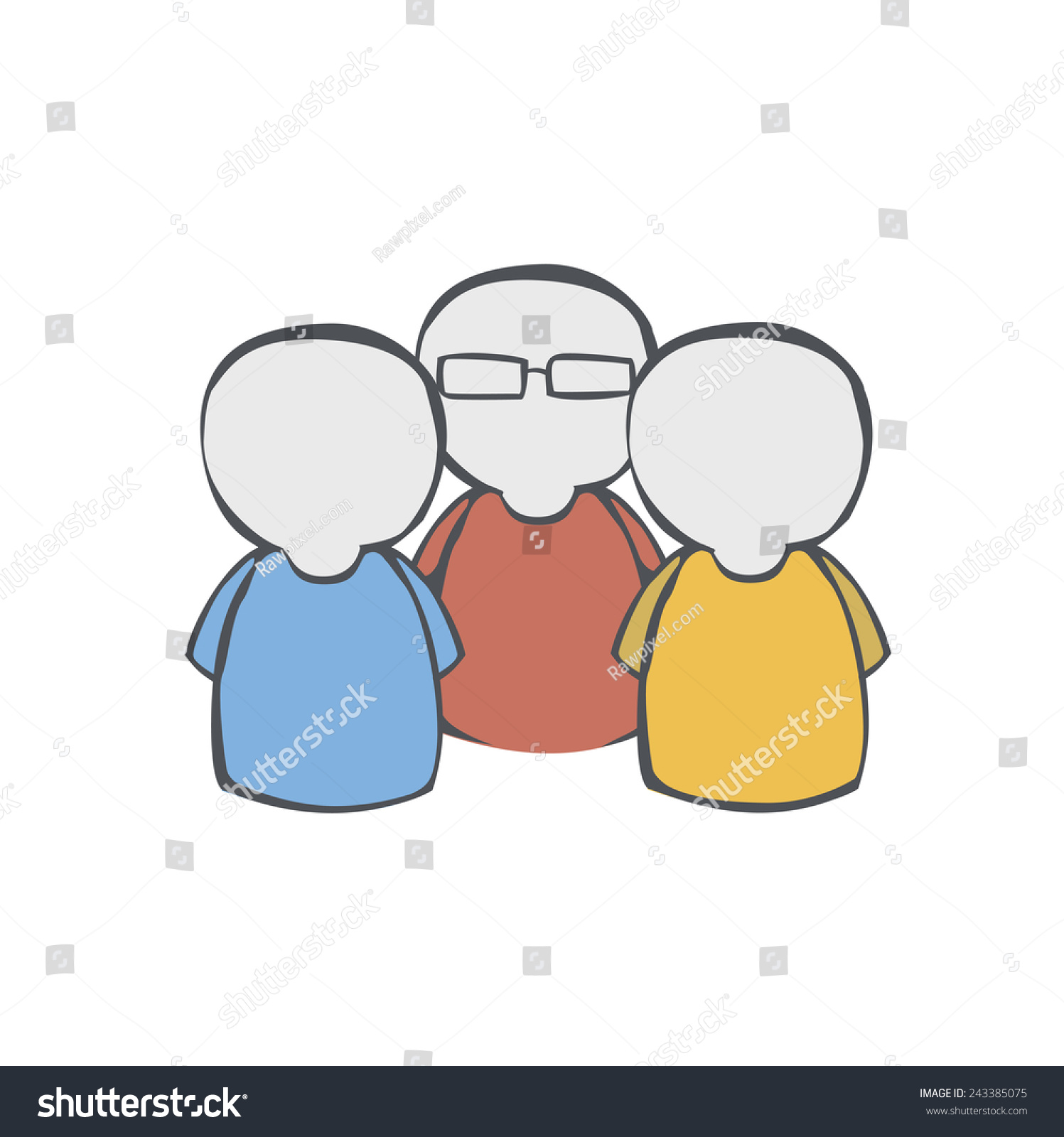 Team Teamwork Collaboration Connection Support Bonding Stock Vector ...