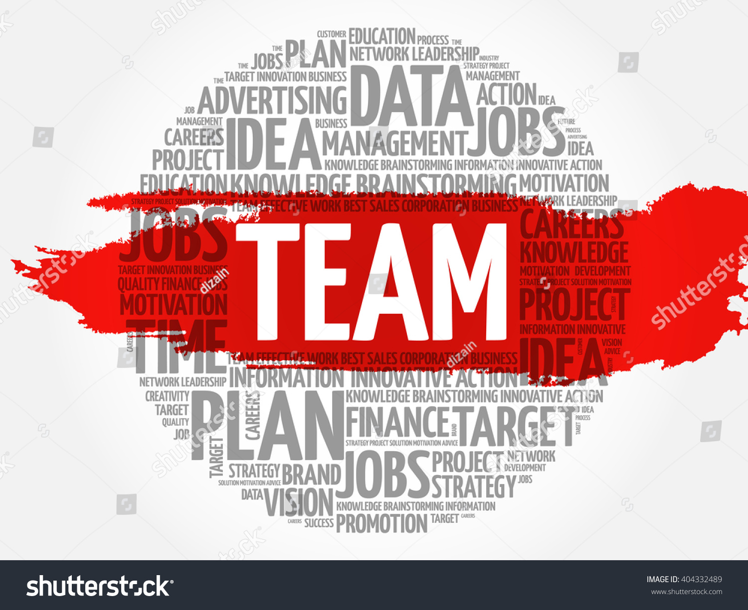 Team Word Cloud Business Concept Stock Vector (Royalty Free) 404332489 ...