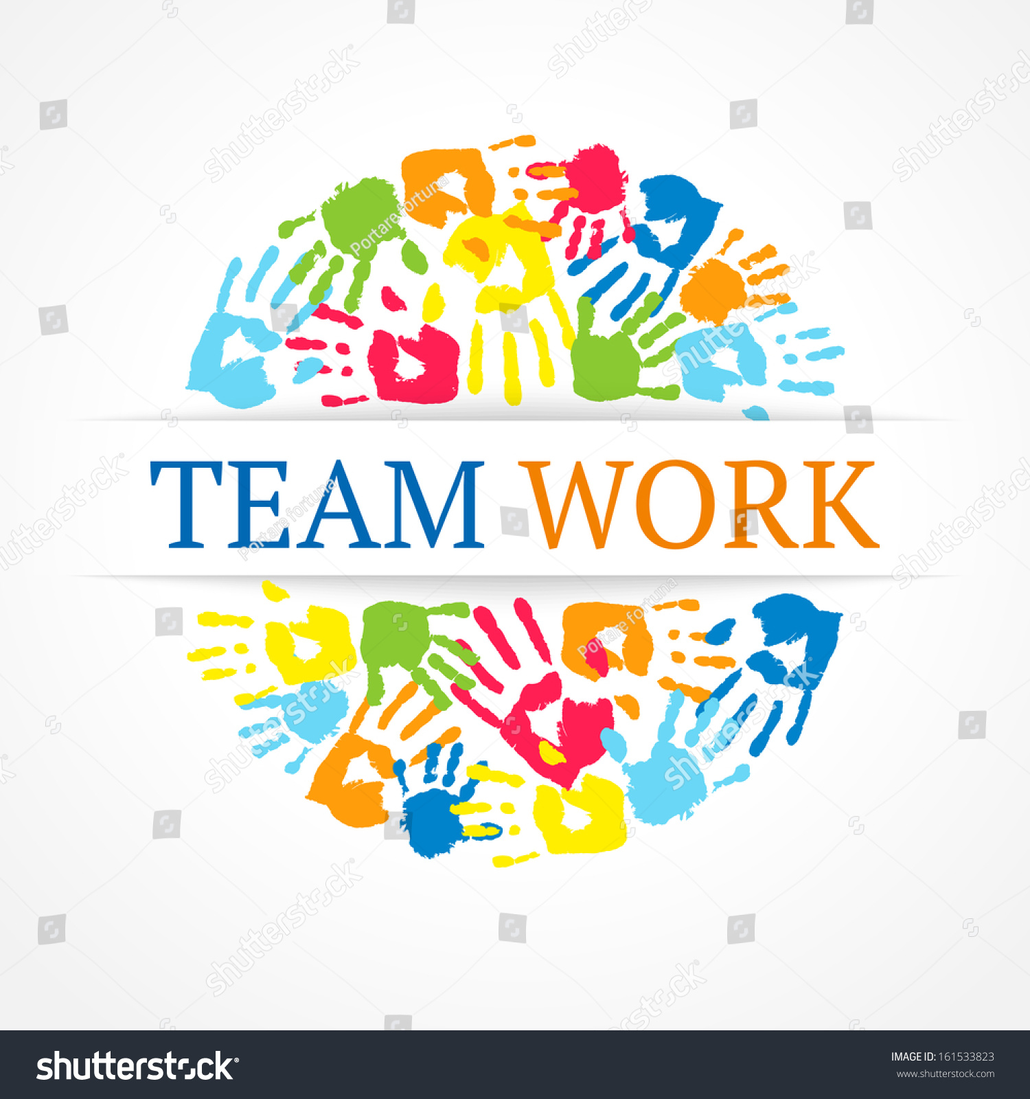 Símbolo de trabajo de equipo. Concepto: vector de stock (libre de ...