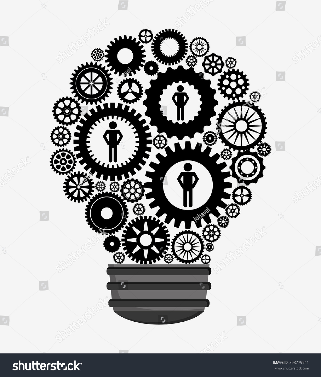 Teamwork Gears Design Stock Vector (Royalty Free) 393779941 | Shutterstock