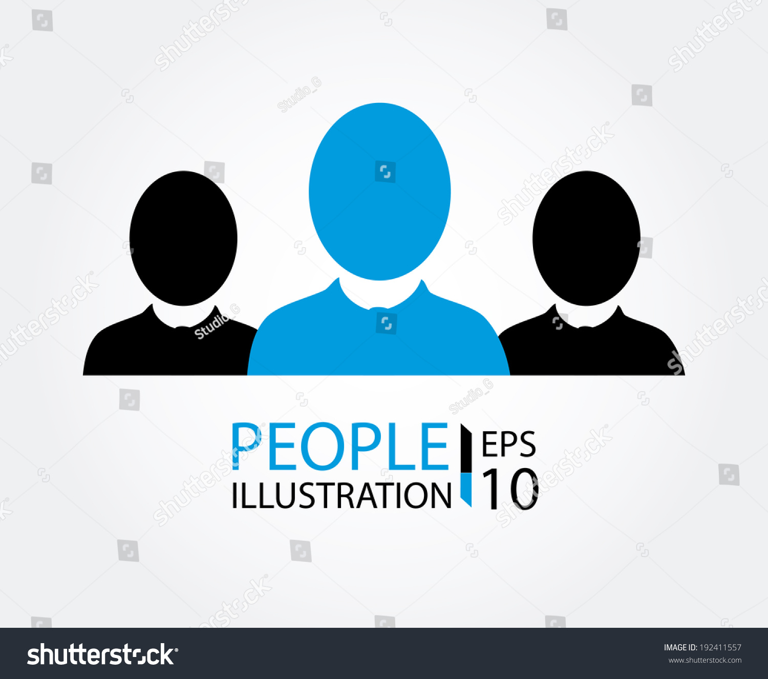 Teamwork Design Over Gray Background Vector Stock Vector (Royalty Free ...