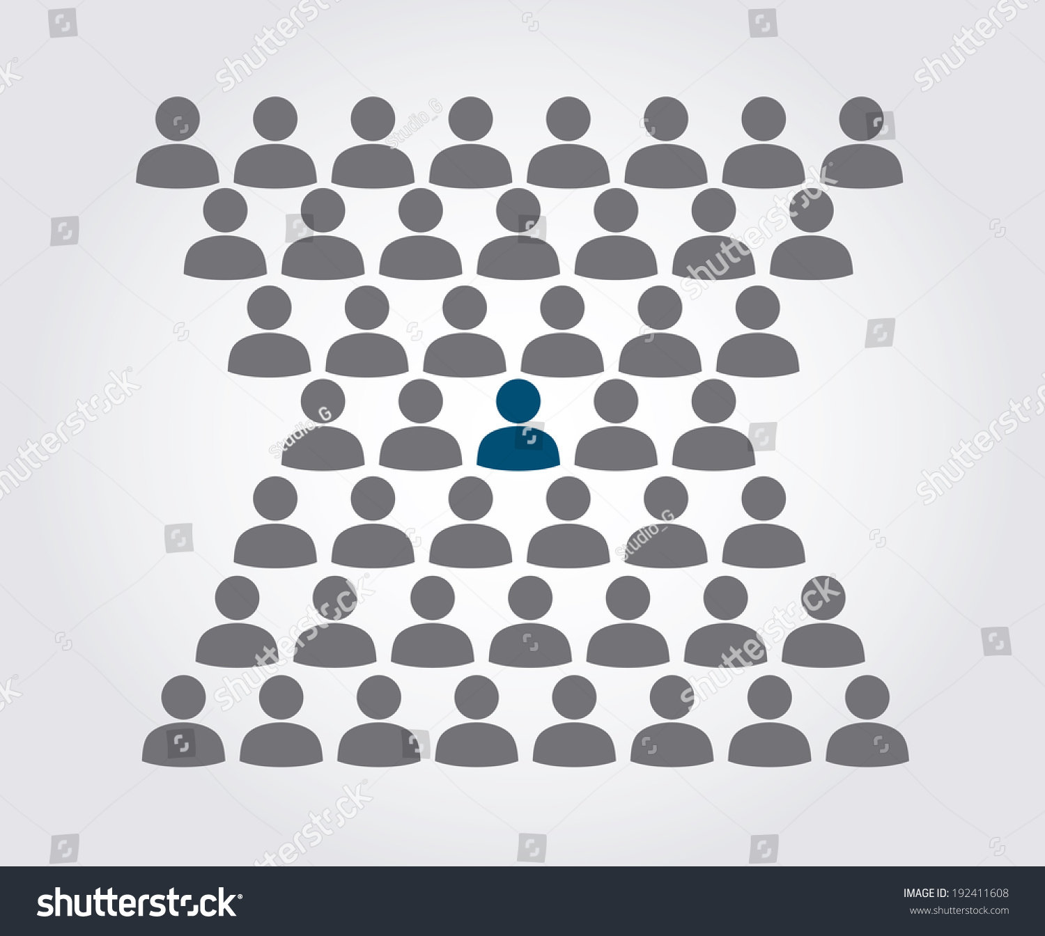 Teamwork Design Over Gray Background Vector Stock Vector (Royalty Free ...