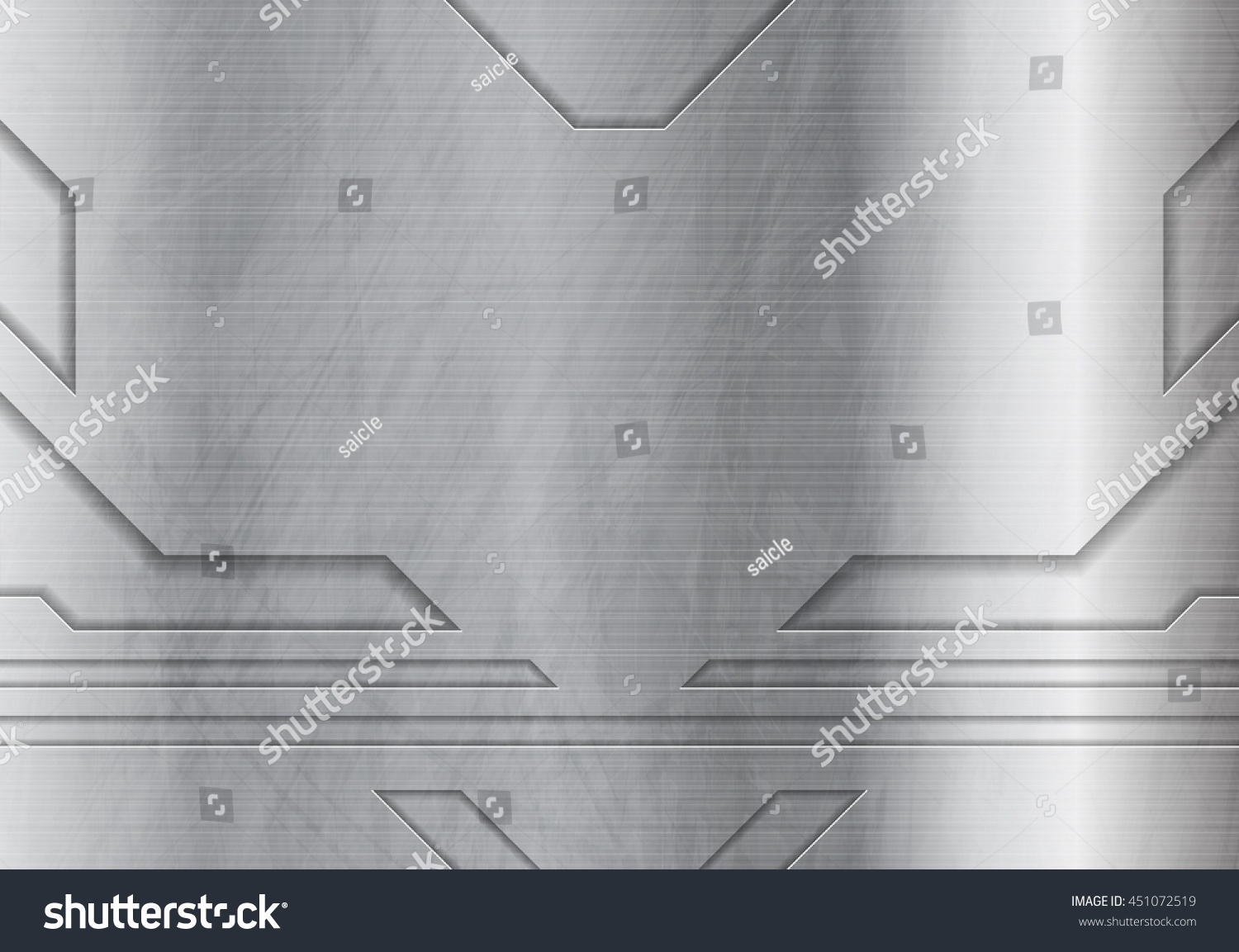 Tech Grunge Metallic Background Abstract Vector Stock Vector (Royalty ...