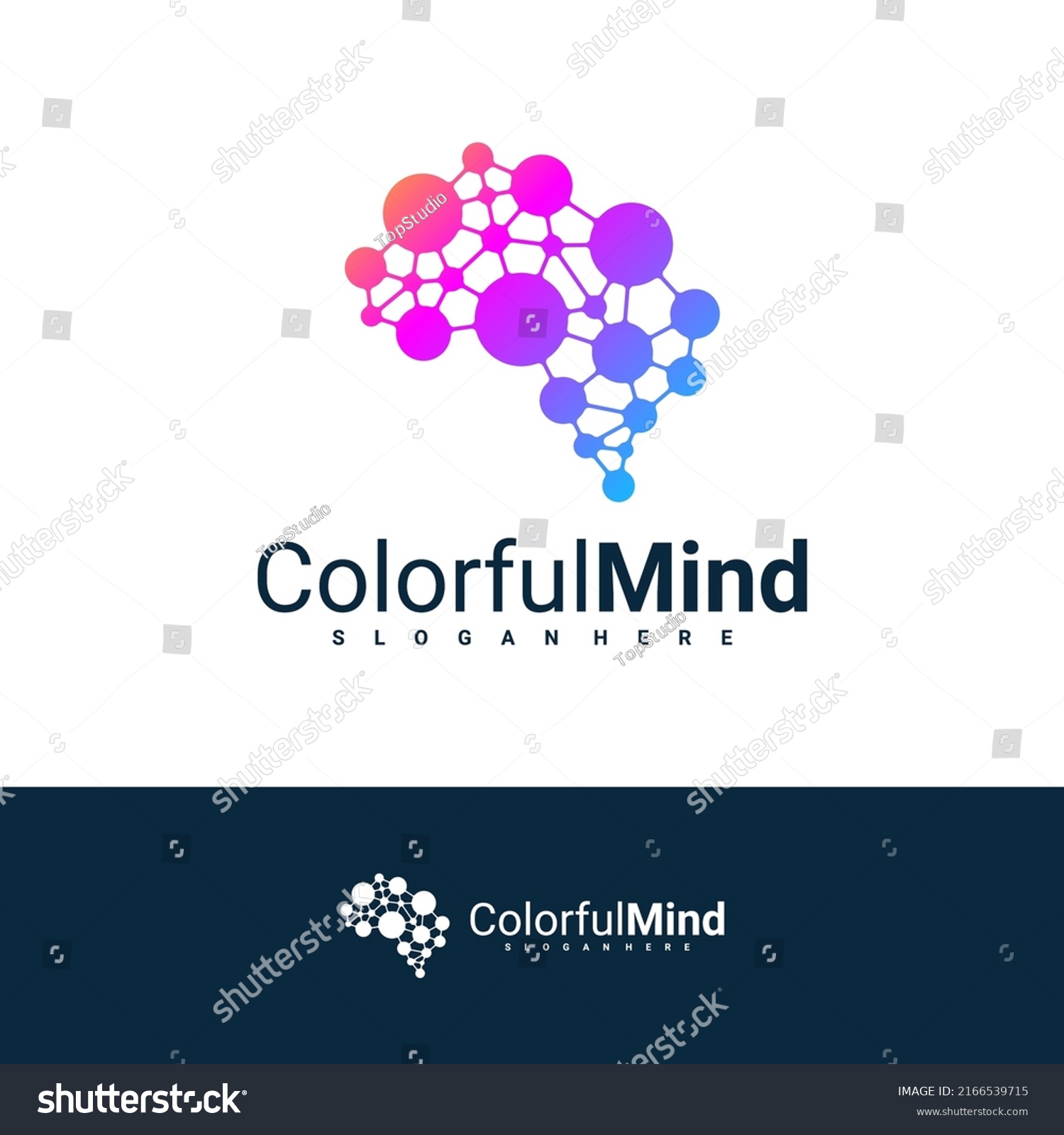 Tech Mind Logo Design Vector Template Stock Vector (Royalty Free ...