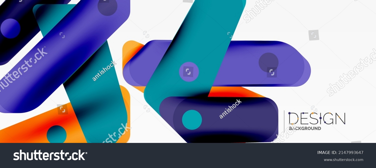Tech Minimal Geometric Wallpaper Creative Abstract Stock Vector ...