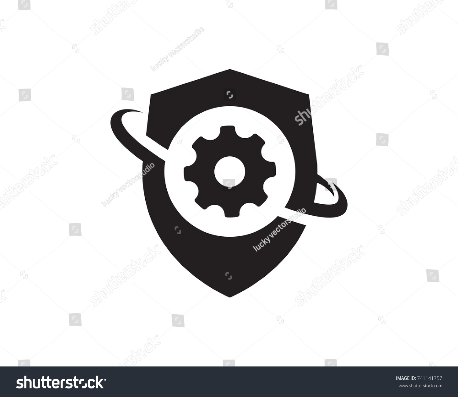 Tech Secure Logo Template Design Vector Stock Vector (Royalty Free ...