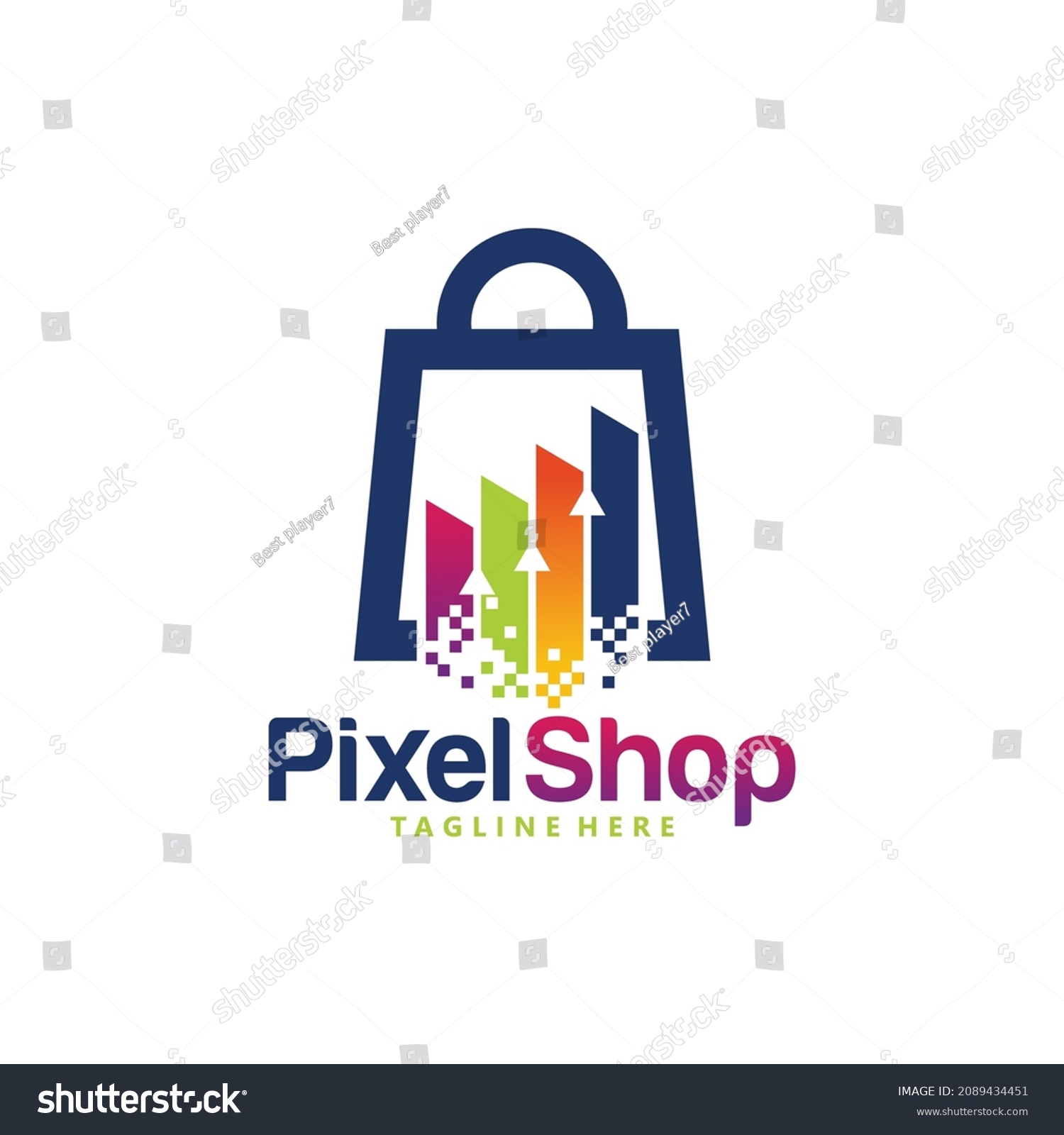 Tech Shop Logo Icon Vector Isolated Stock Vector (Royalty Free ...