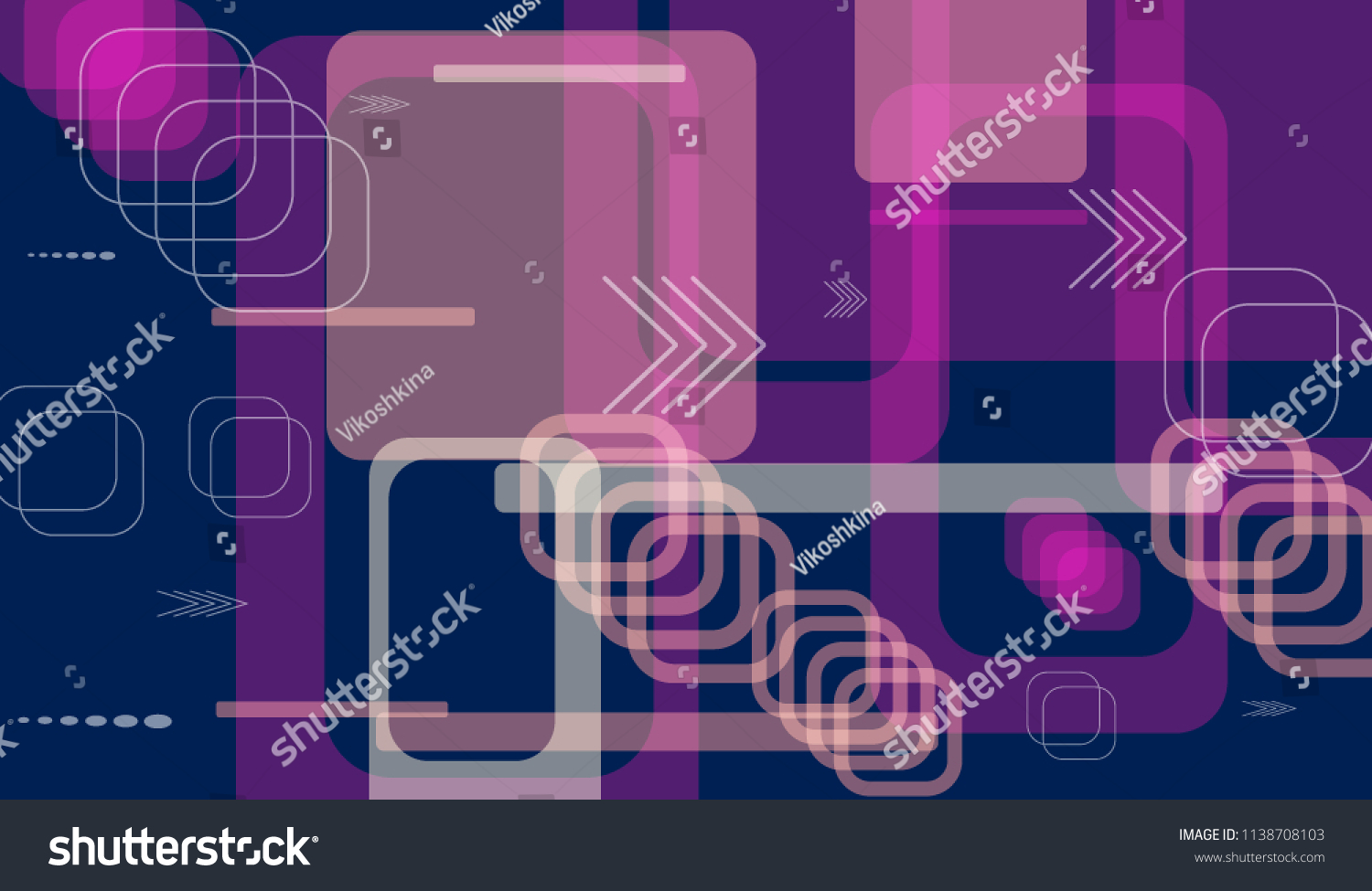 Tech Texture Colorful Horizontal Technology Background Stock Vector ...