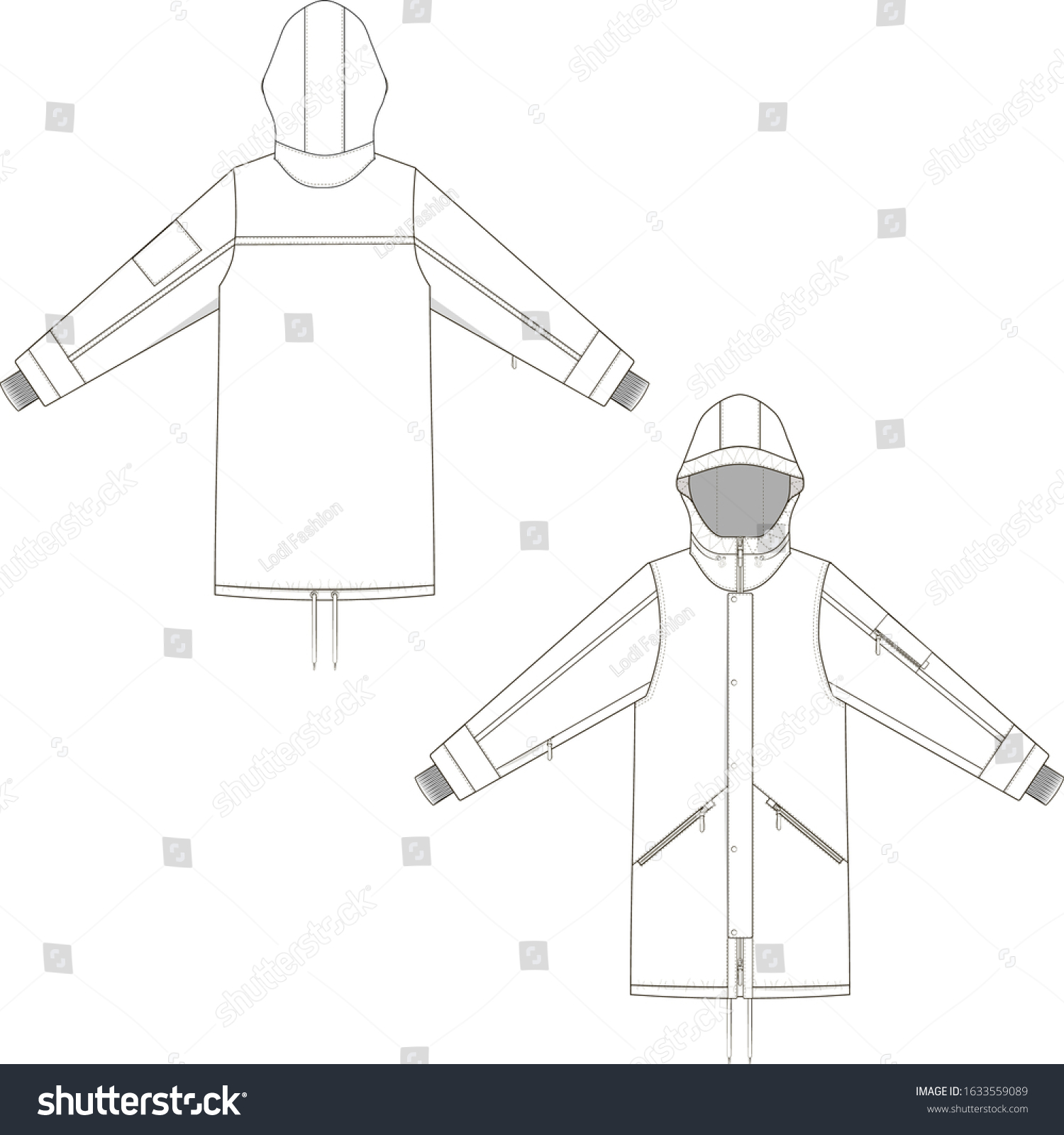 640 Men parka jacket Stock Illustrations, Images & Vectors | Shutterstock