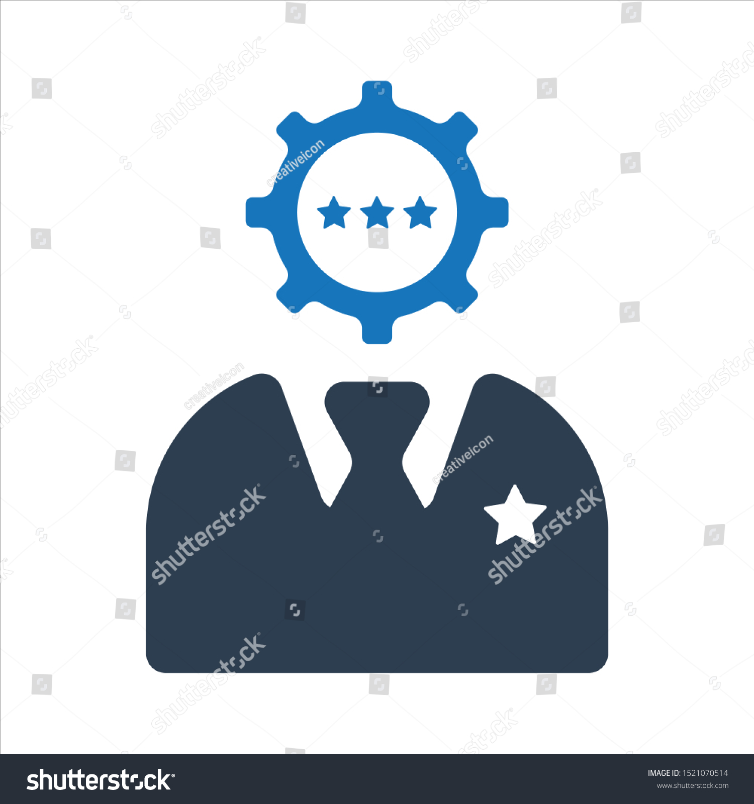 Technical Expert Icon Customer Help Icon Stock Vector (Royalty Free ...