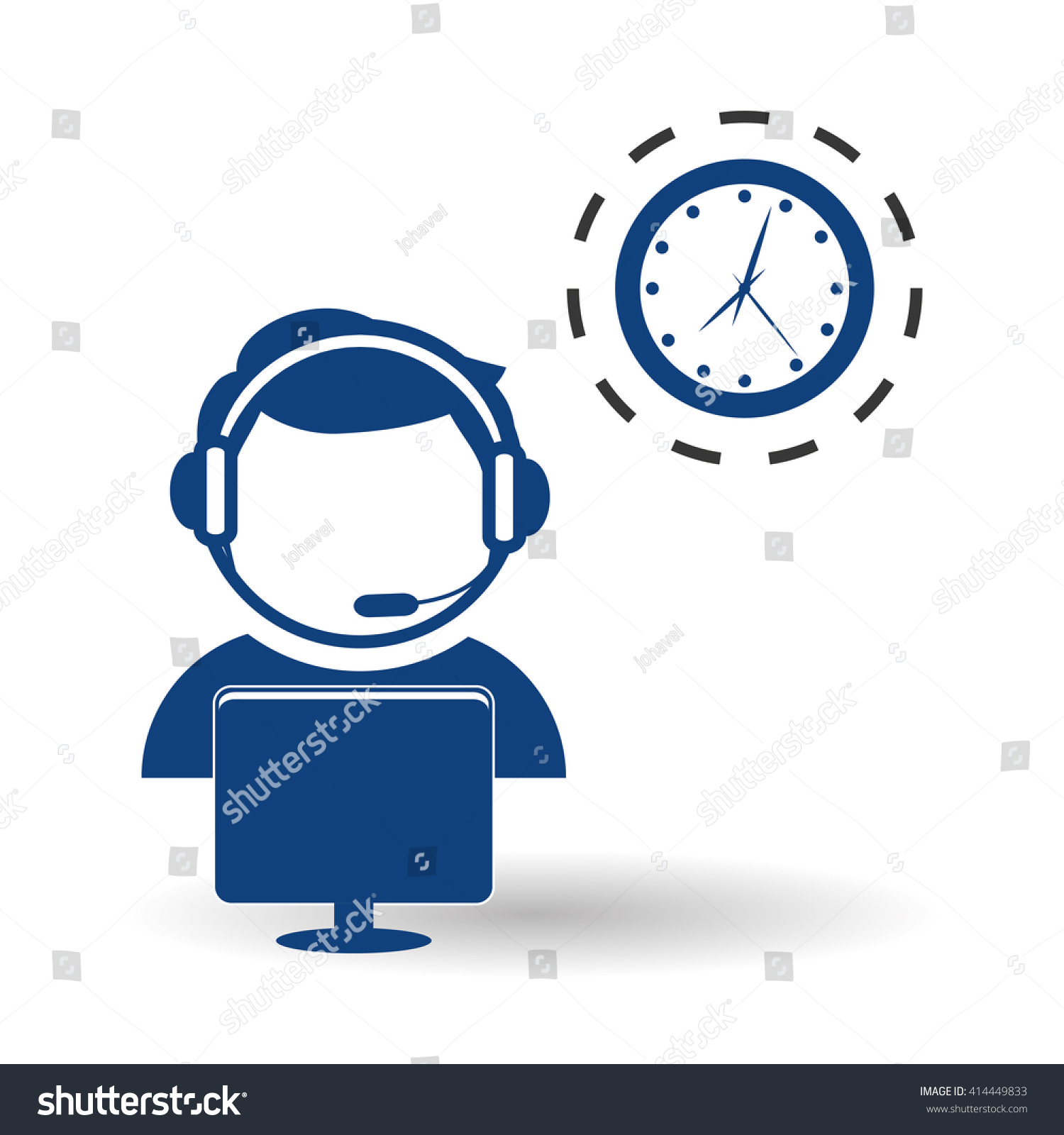 Technical Service Call Center Icon Support: เวกเตอร์สต็อก (ปลอดค่า ...