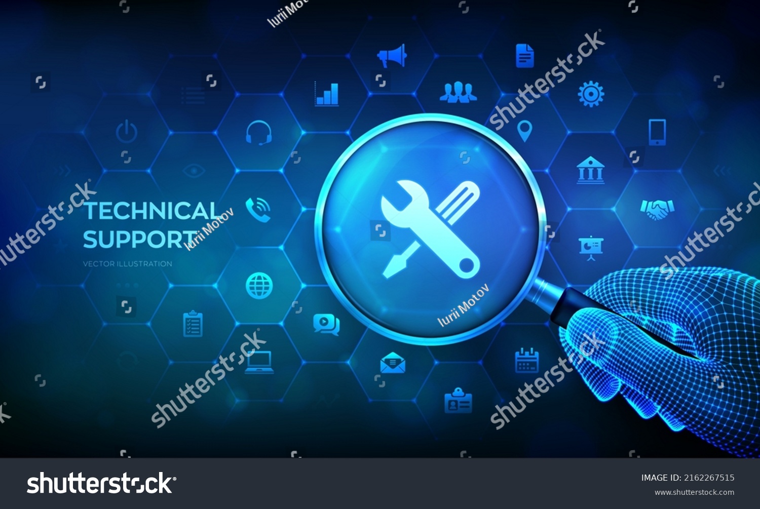 Technical Support Customer Help Tech Support Stock Vector (Royalty Free ...