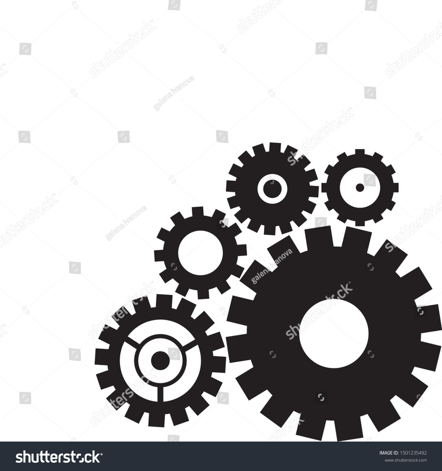 Technical Wheels Vector Graphic Black Vector: Vector có sẵn (miễn phí ...