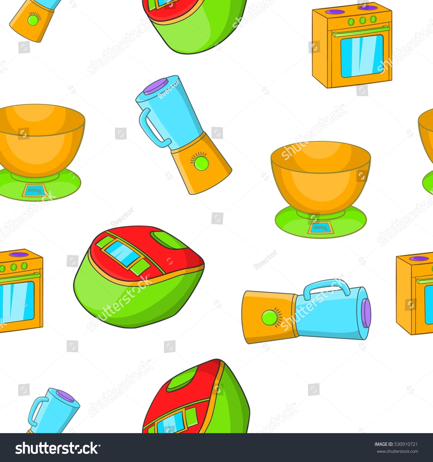 Technique Pattern Cartoon Illustration Technique Vector Stock Vector ...