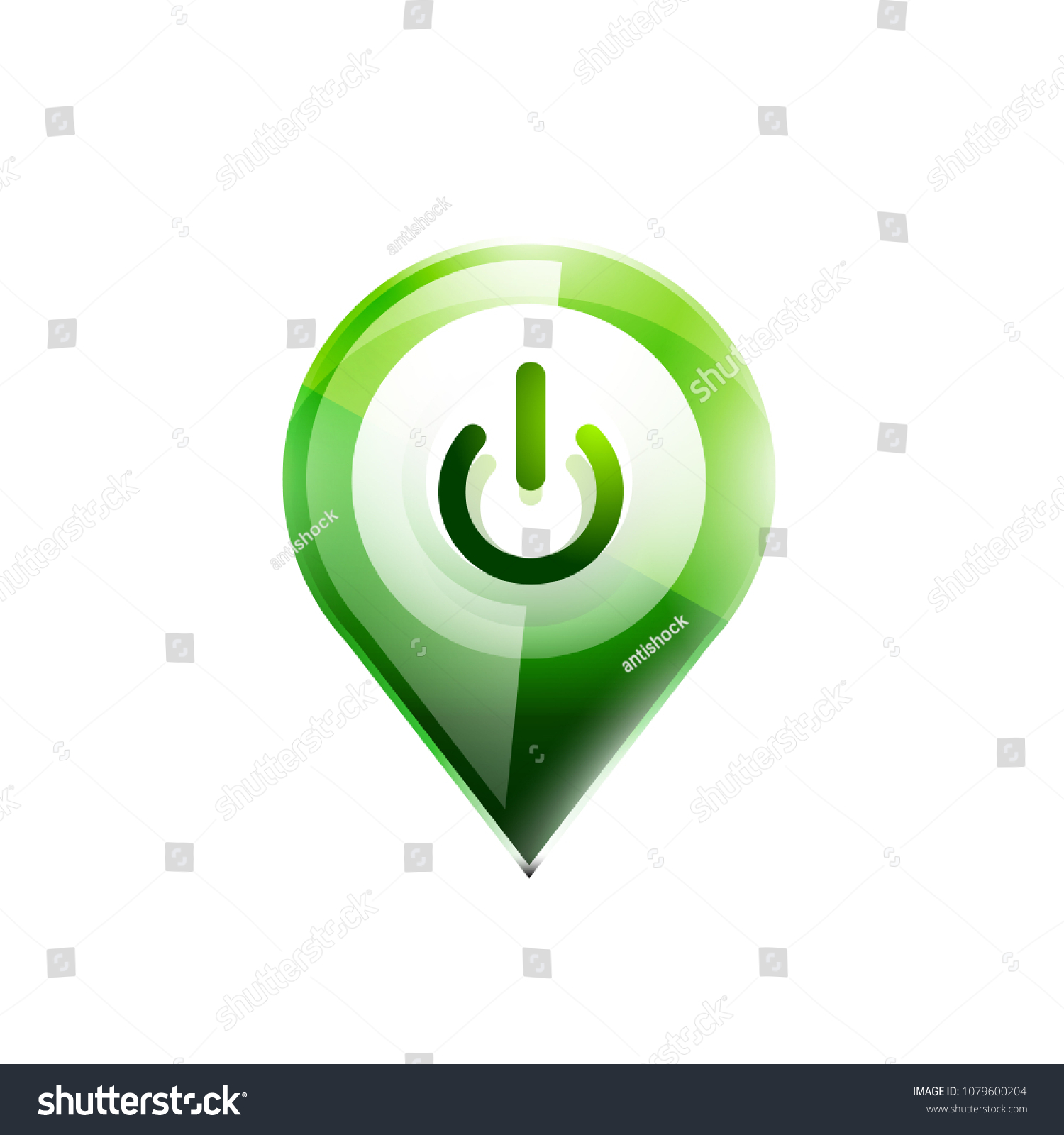 Techno Futuristic Start Power Button Vector Stock Vector (Royalty Free ...