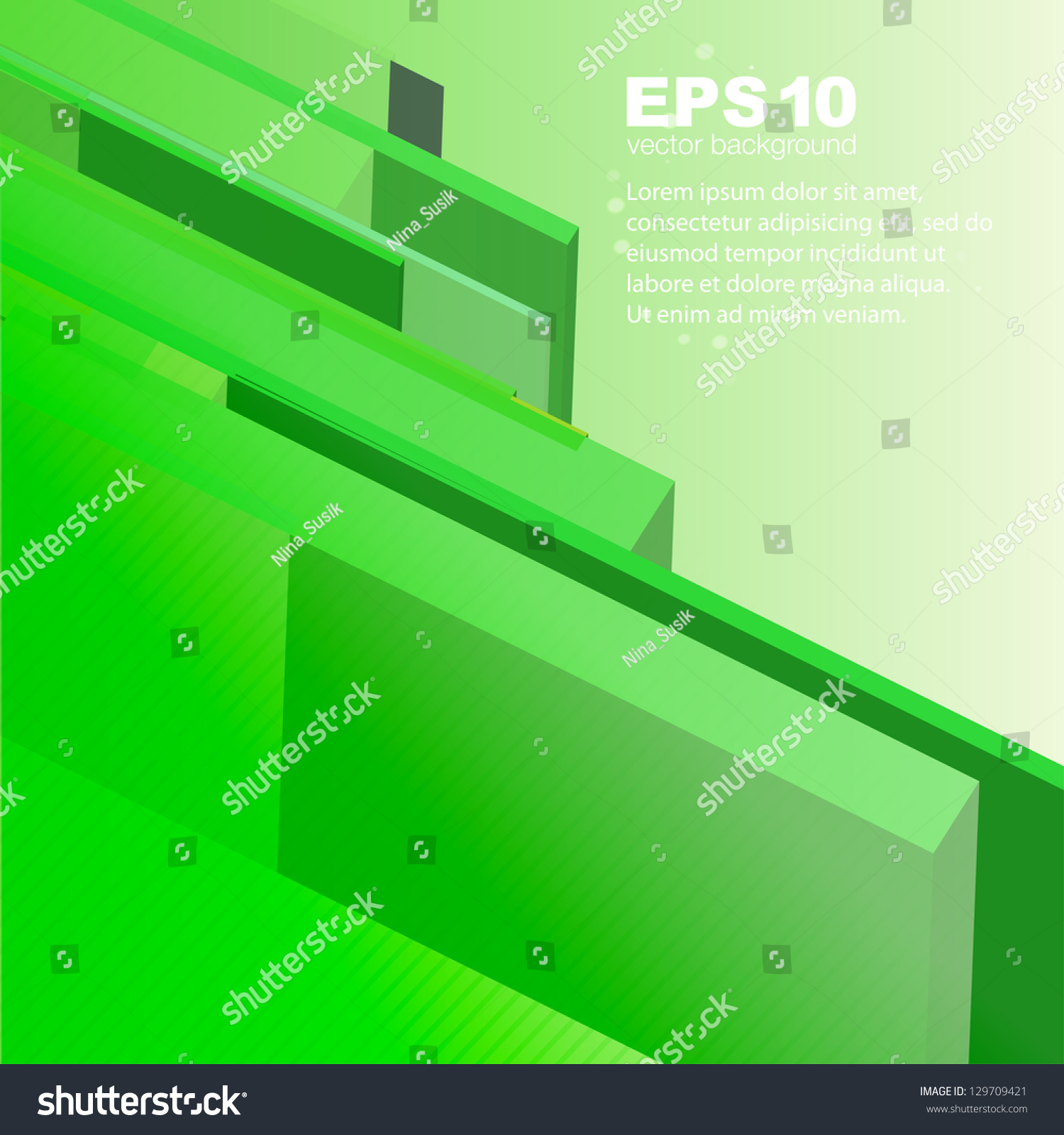 Techno Green Abstract Background Vector Illustration Stock Vector ...