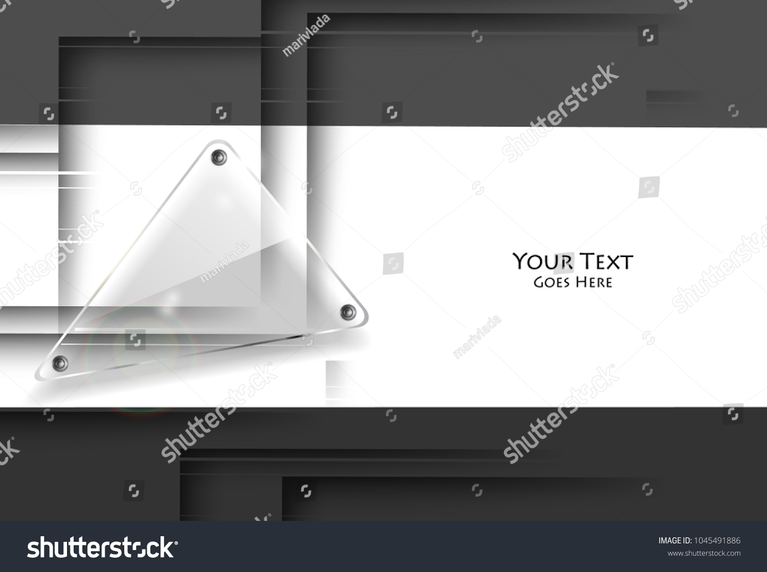 Techno Vector Background Corporate Backdrop Vertical Stock Vector ...