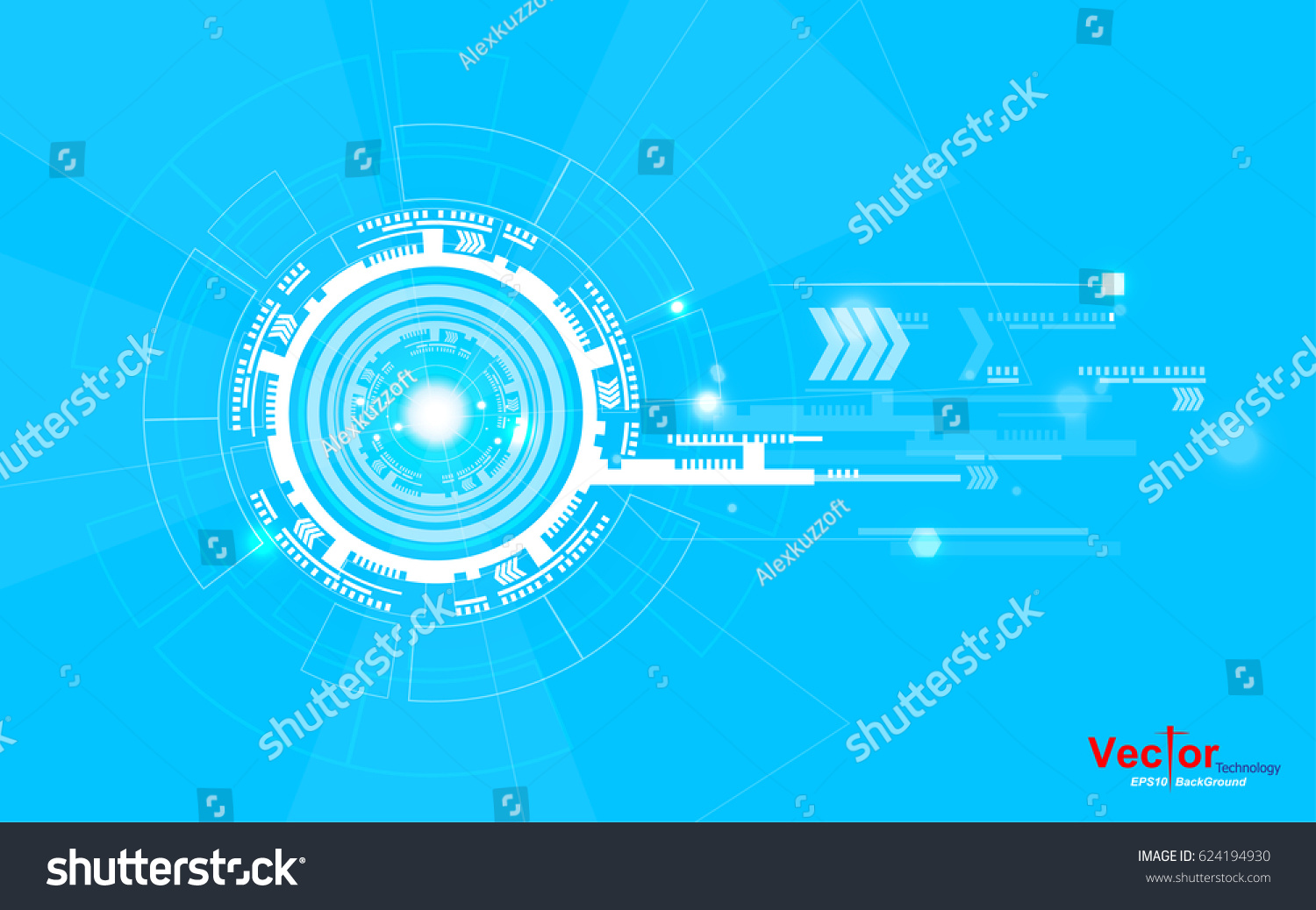 Technology Background Blue Abstract Art Concept : image vectorielle de ...
