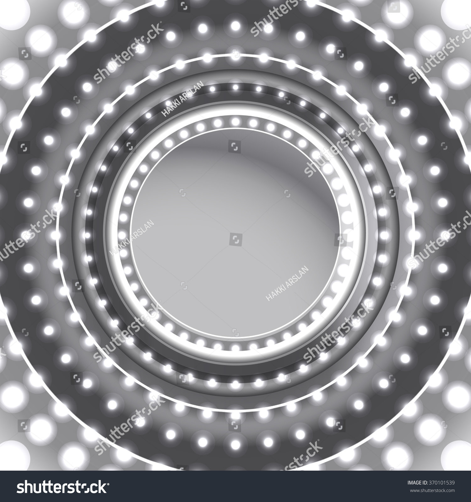 Technology Concept Radial Led Lights Background Stock Vector (Royalty ...