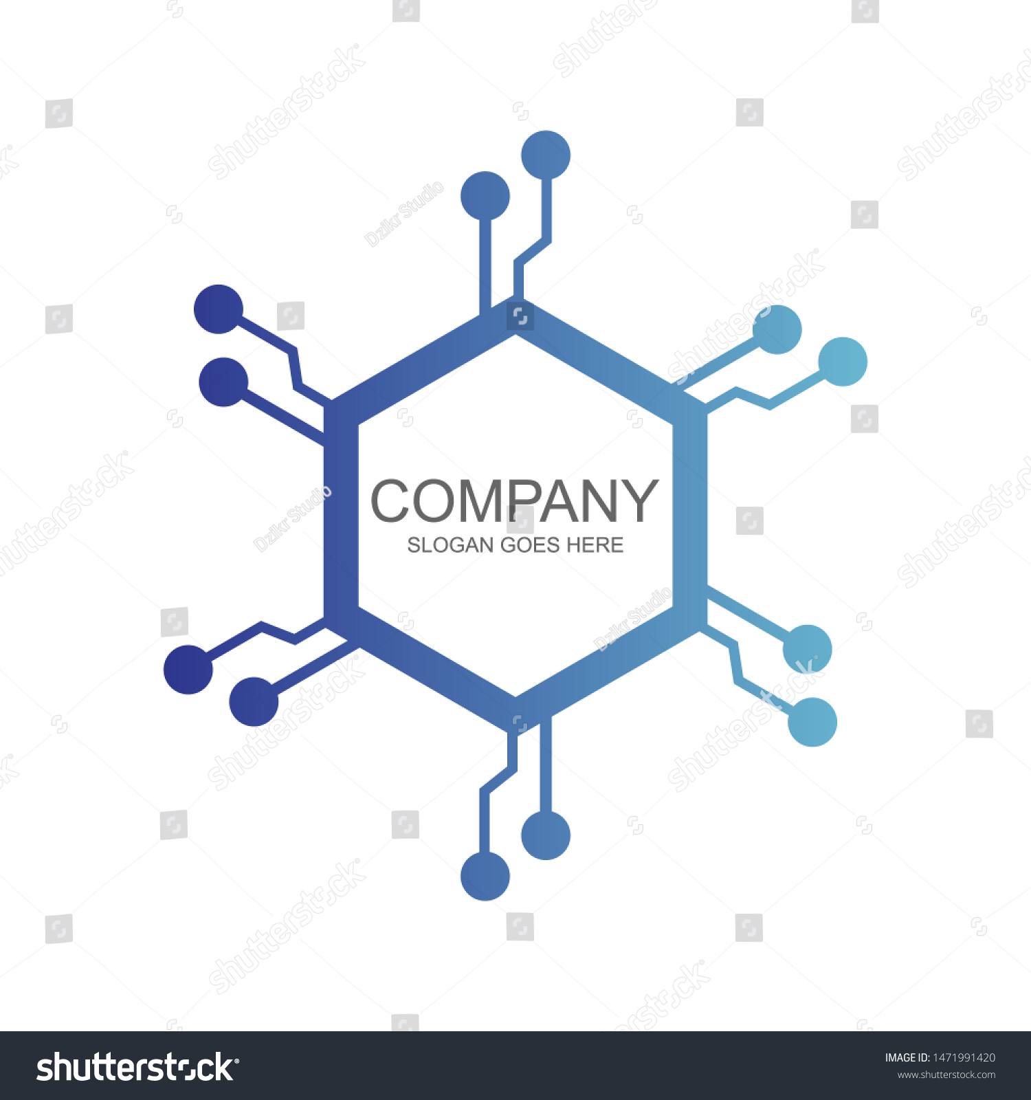 Technology Editable Template Logo Design Stock Vector (Royalty Free) 1471991420 | Shutterstock