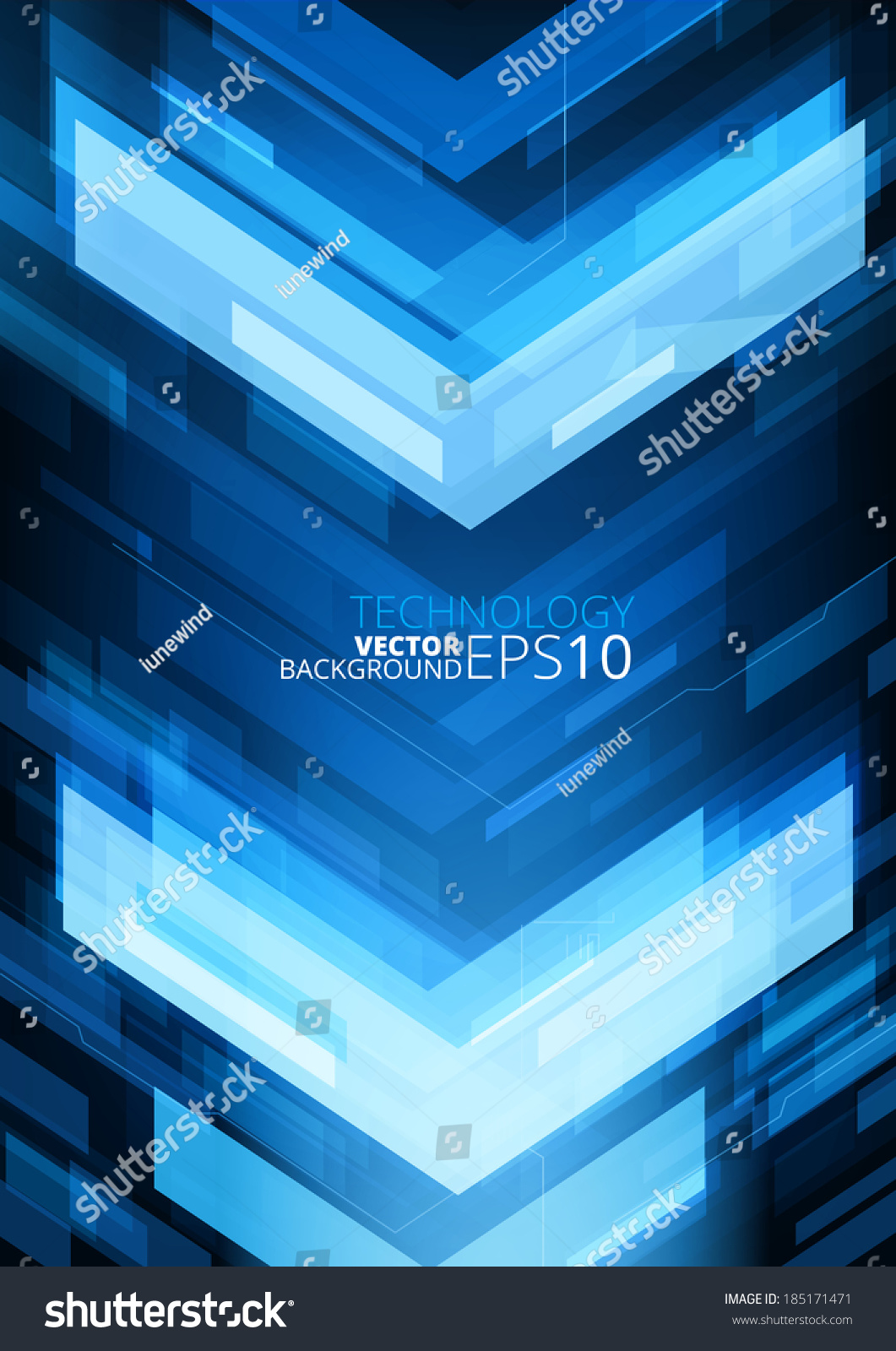 Technology Future Arrows Abstract Vector Background Stock Vector ...
