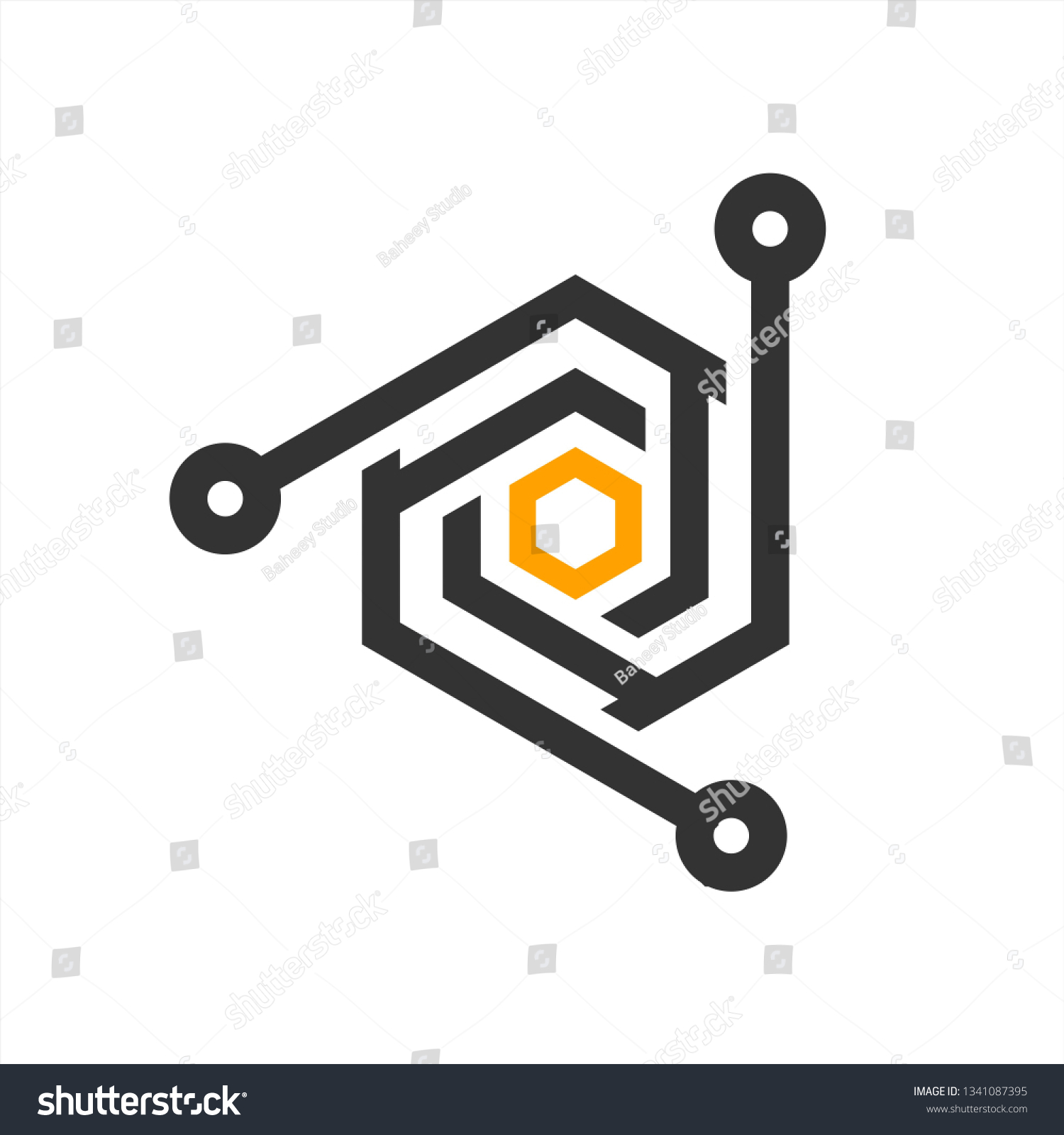 Technology Logo Design Inspiration Logo Template Stock Vector (Royalty ...