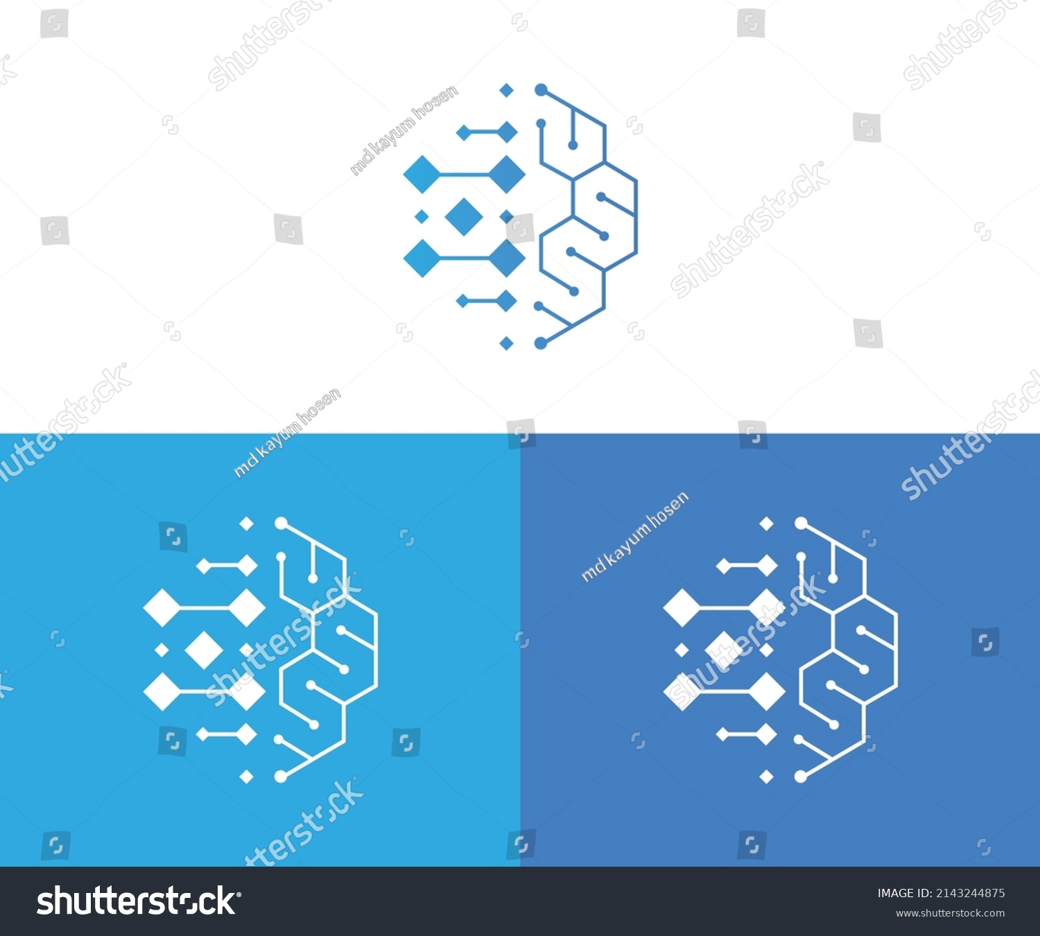 Technology Logo Design Template Eps Stock Vector (Royalty Free ...