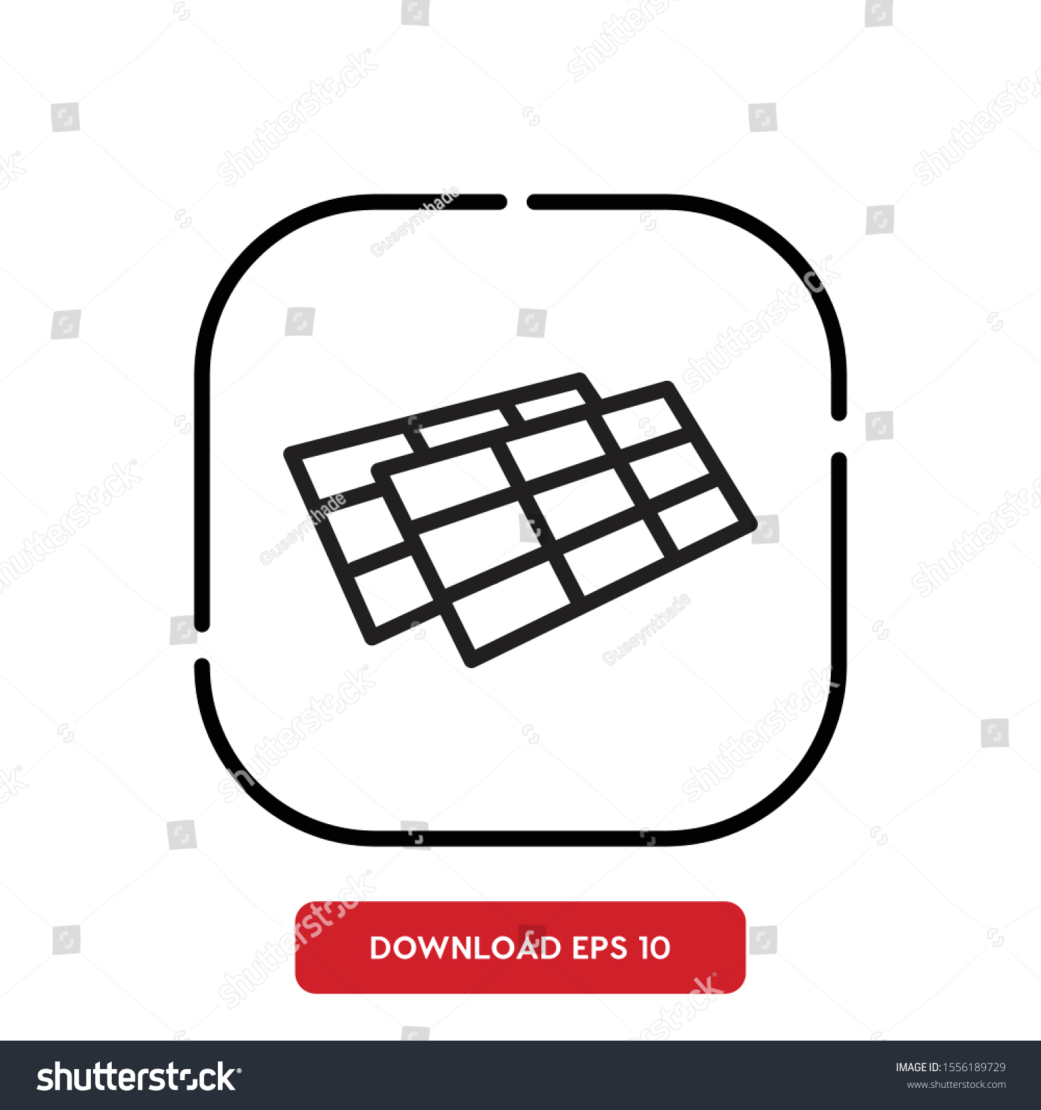 Technology Symbol Solar Panel Outline Vector: vetor stock (livre de ...