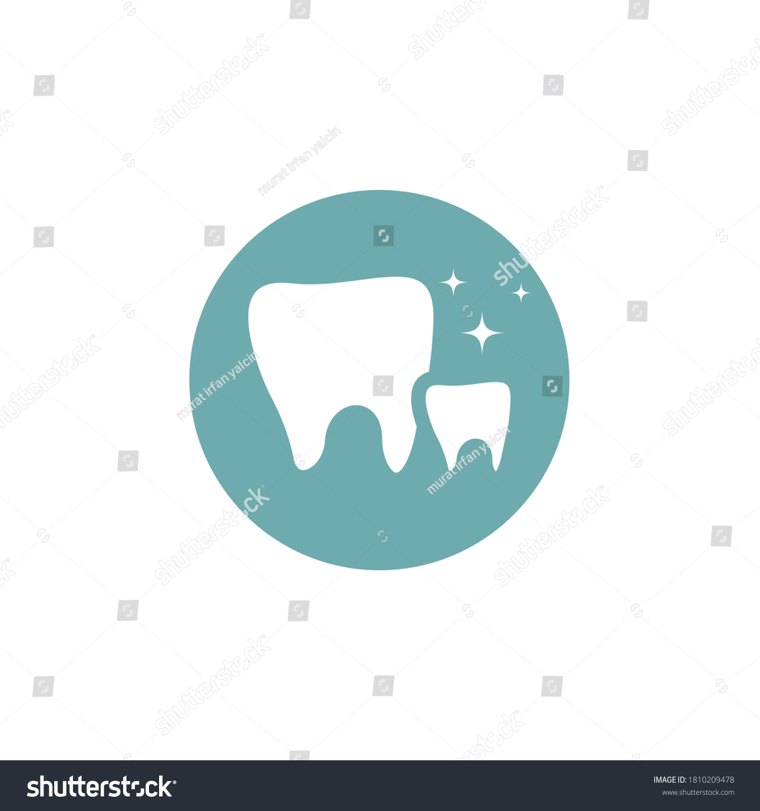 Teeth Flare Effect Round Background Vector Stock Vector (Royalty Free ...