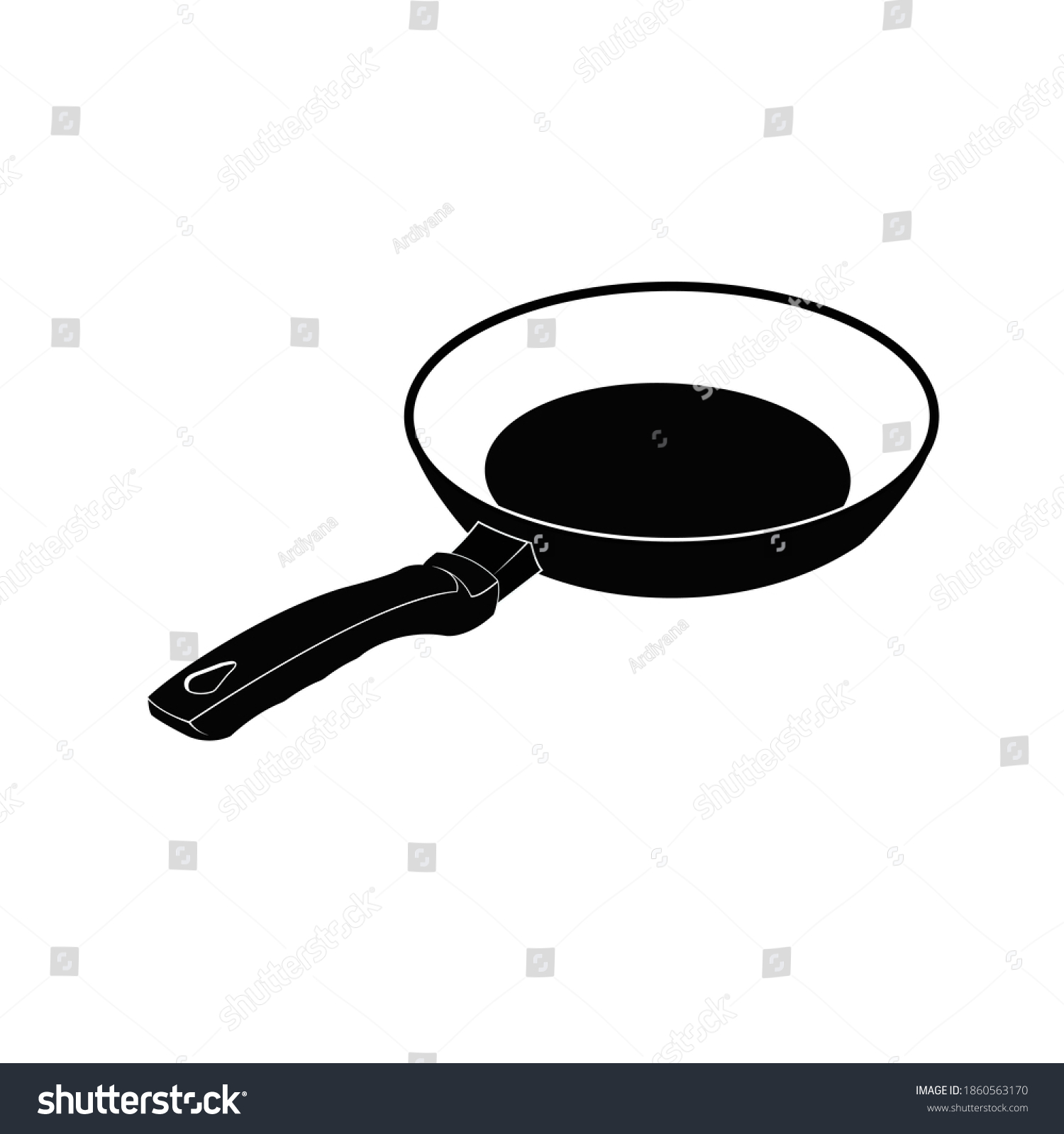Teflon Icon Vector Graphics Stock Vector (Royalty Free) 1860563170 ...