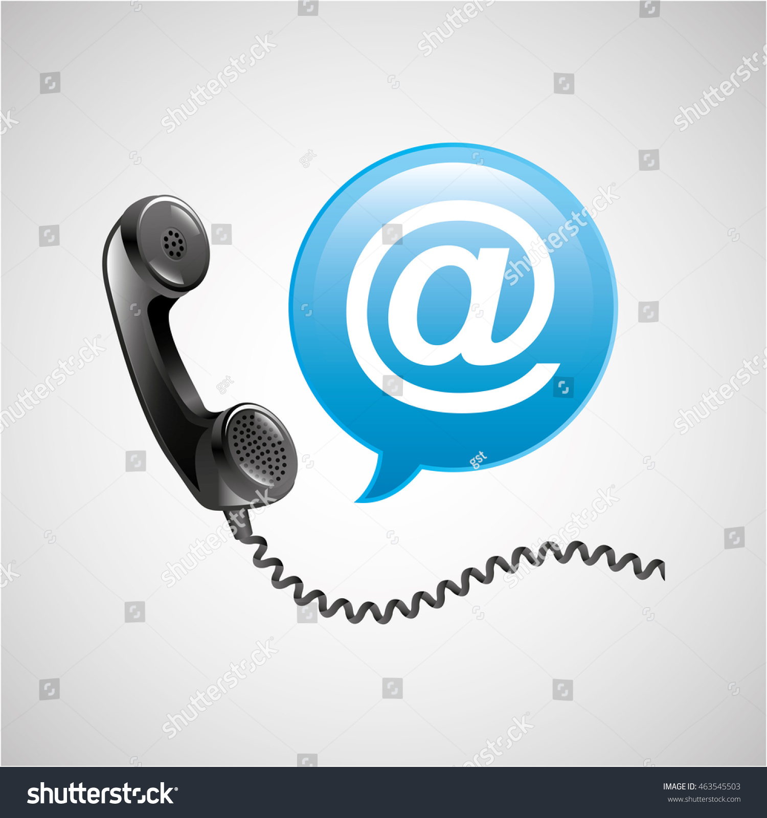 Telecommunication Support Technical Service Icon Vector Stock Vector ...