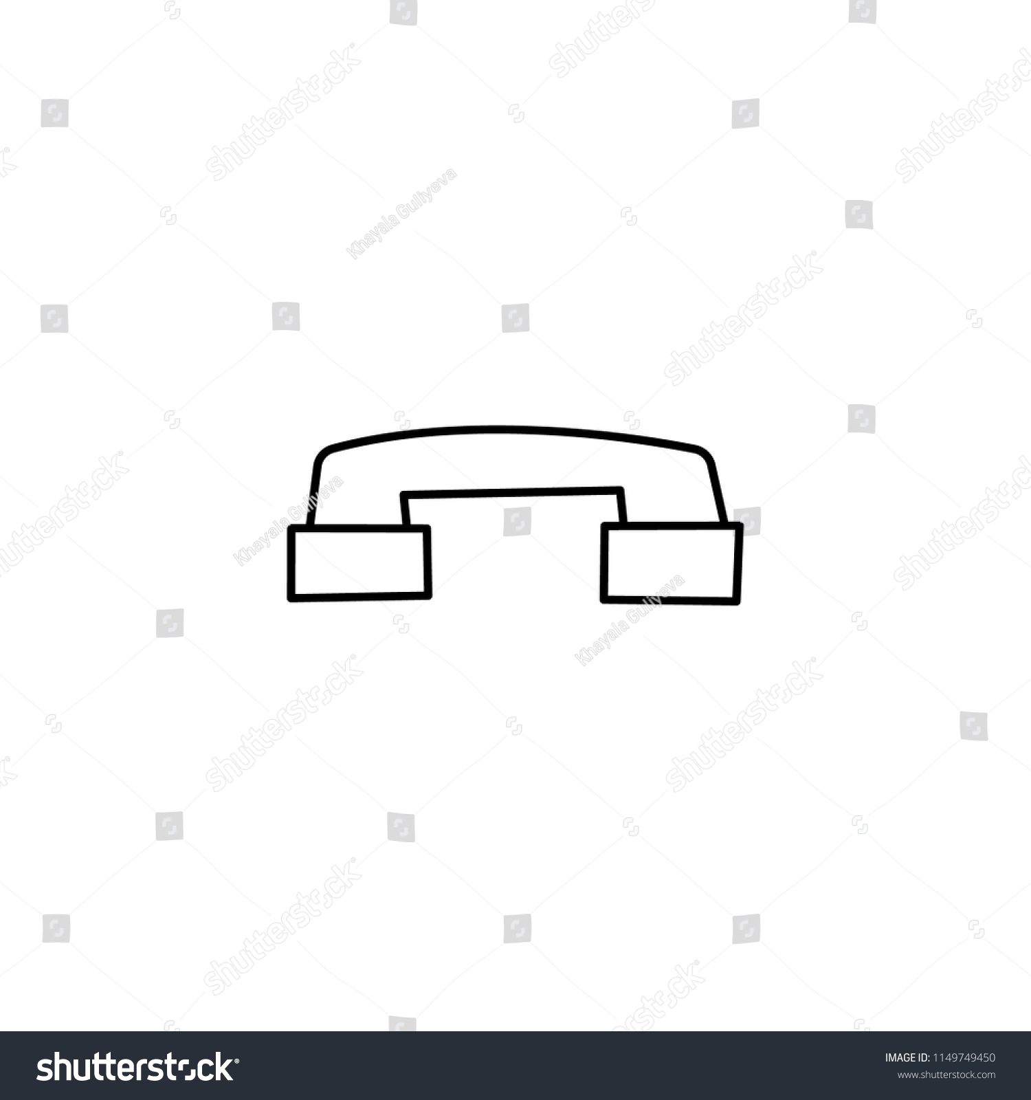Telephone Call Vector Icon Stock Vector (Royalty Free) 1149749450 ...