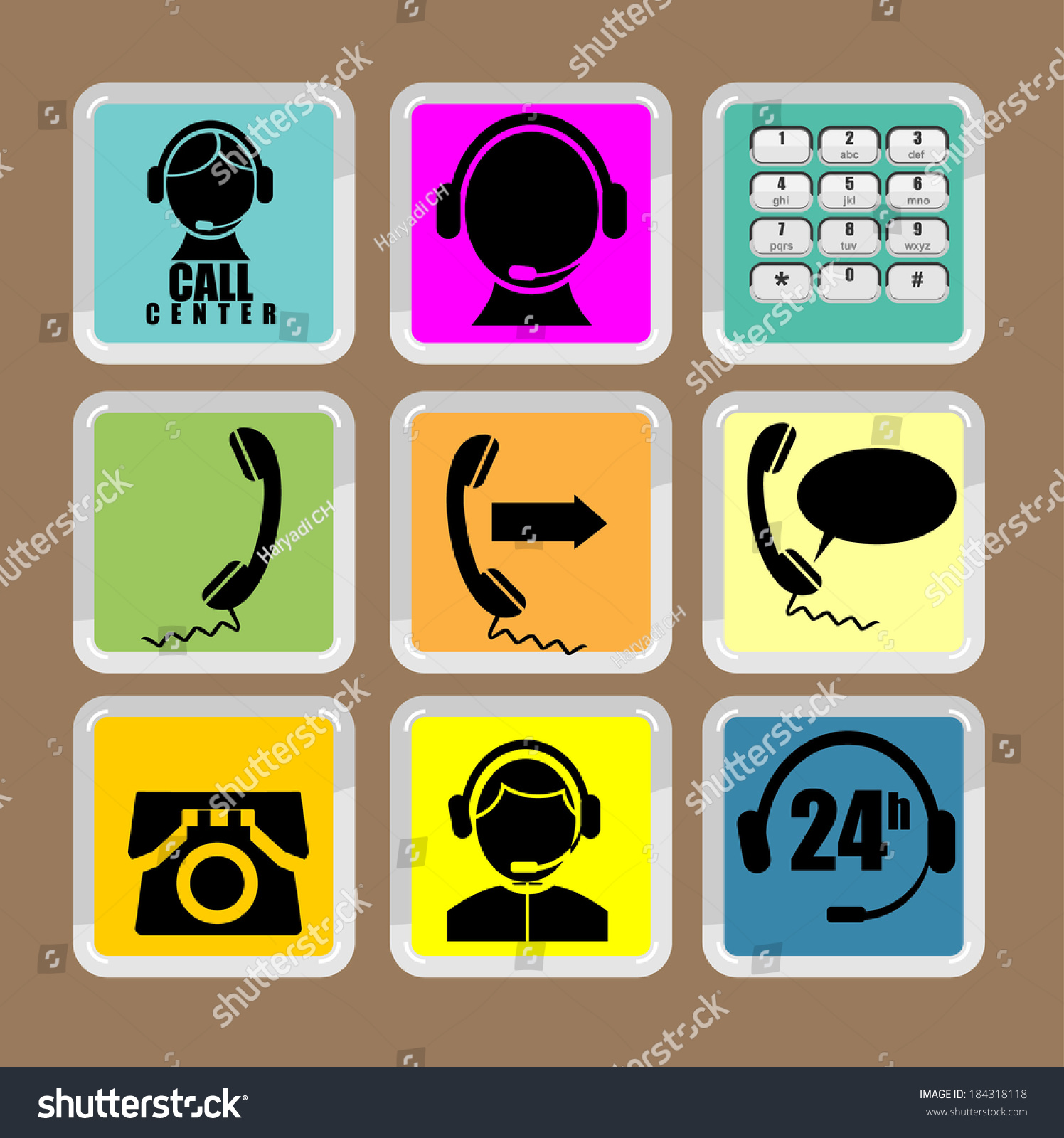 Telephone Operator Stock Vector (Royalty Free) 184318118 | Shutterstock