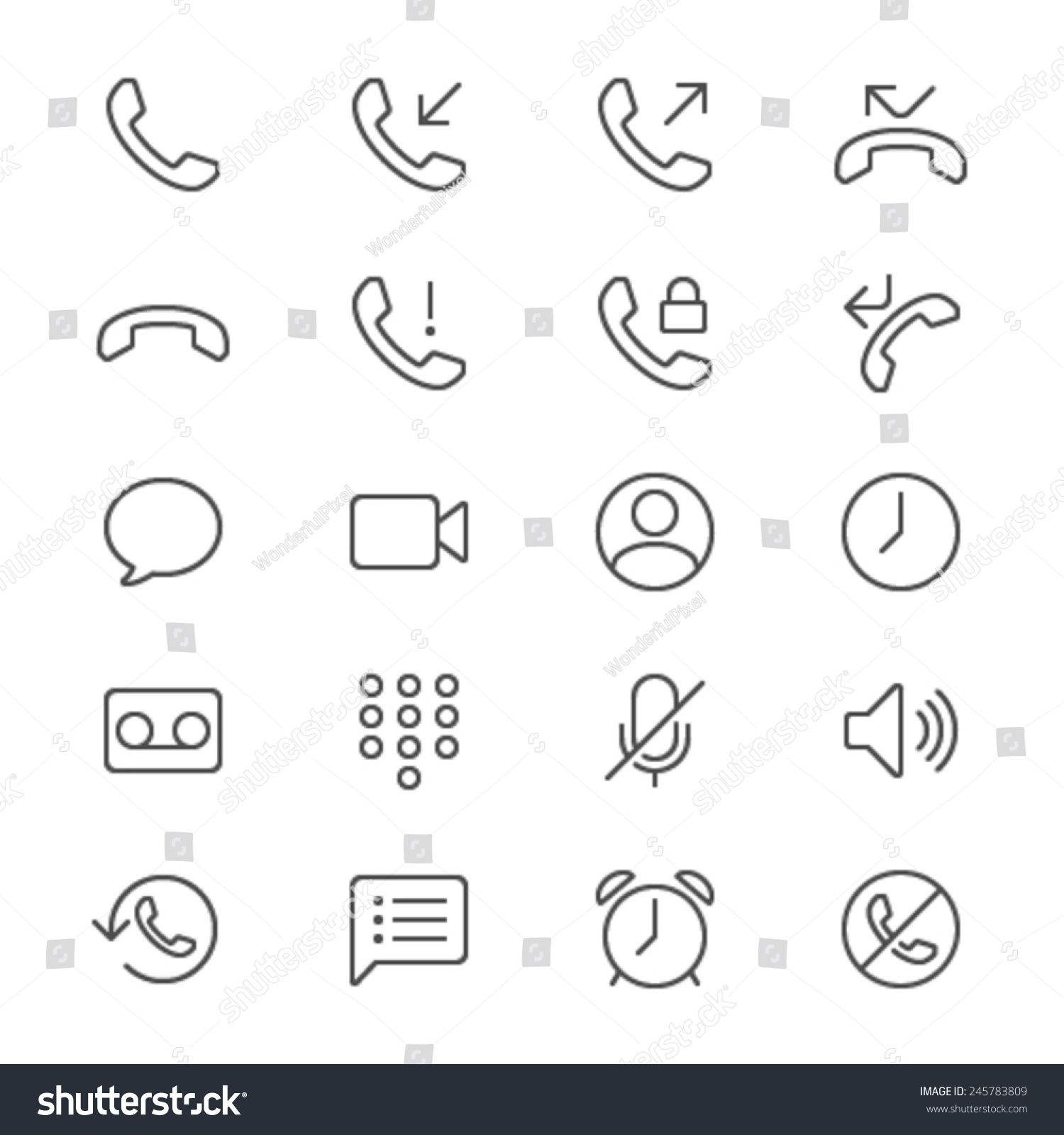1,964 Call log icons Images, Stock Photos & Vectors | Shutterstock