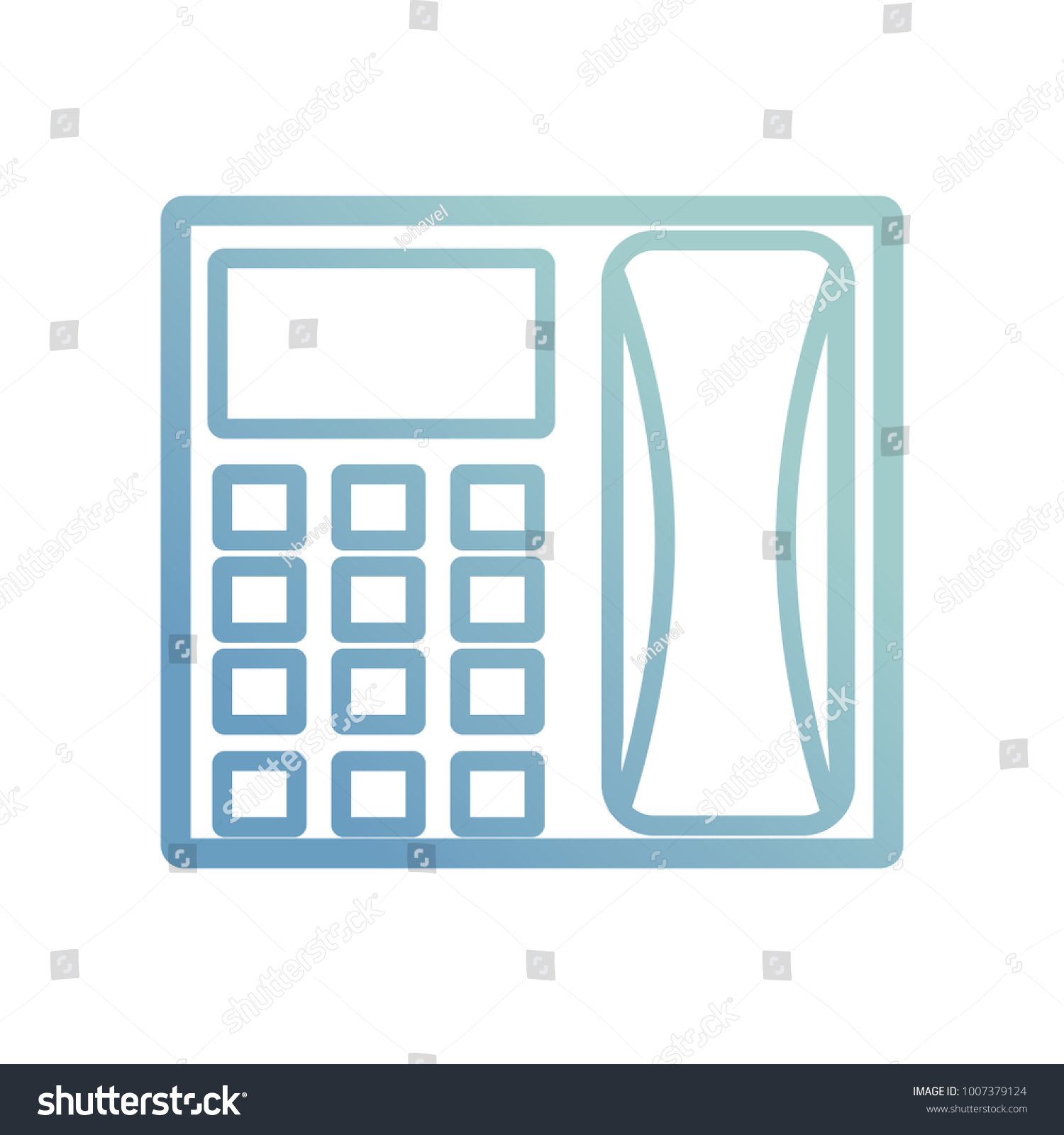 Telephone Vector Illustration Stock Vector (Royalty Free) 1007379124 ...