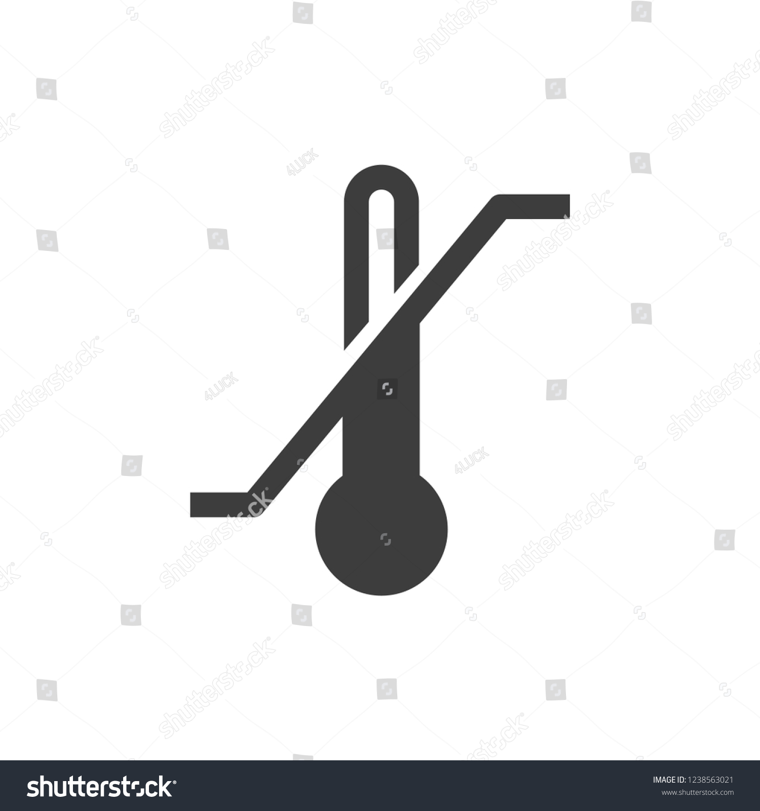 Temperature Limitation Icon Packaging Symbol Vector: เวกเตอร์สต็อก ...