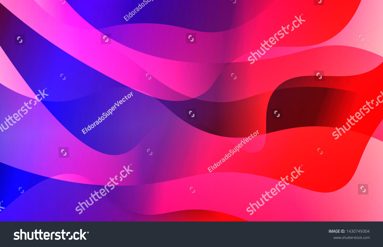 Template Background Wave Geometric Shape Design Stock Vector (Royalty ...
