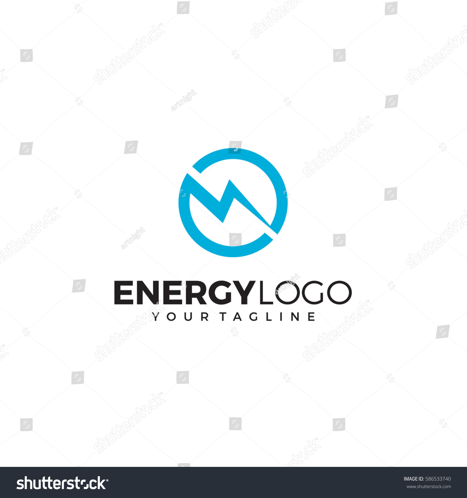 Template Energy Logo Vector Illustration Stock Vector (Royalty Free ...