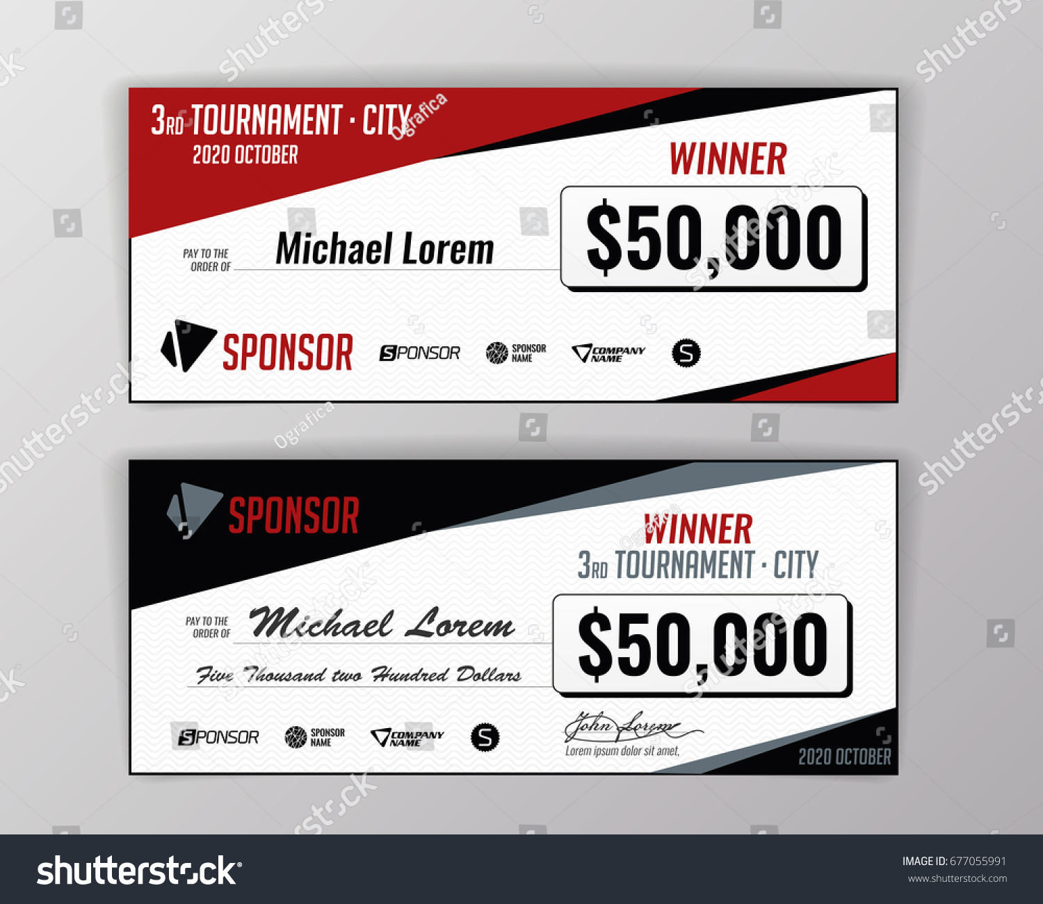 Template Eventwinning Check Geometric Background Vector Stock Vector ...