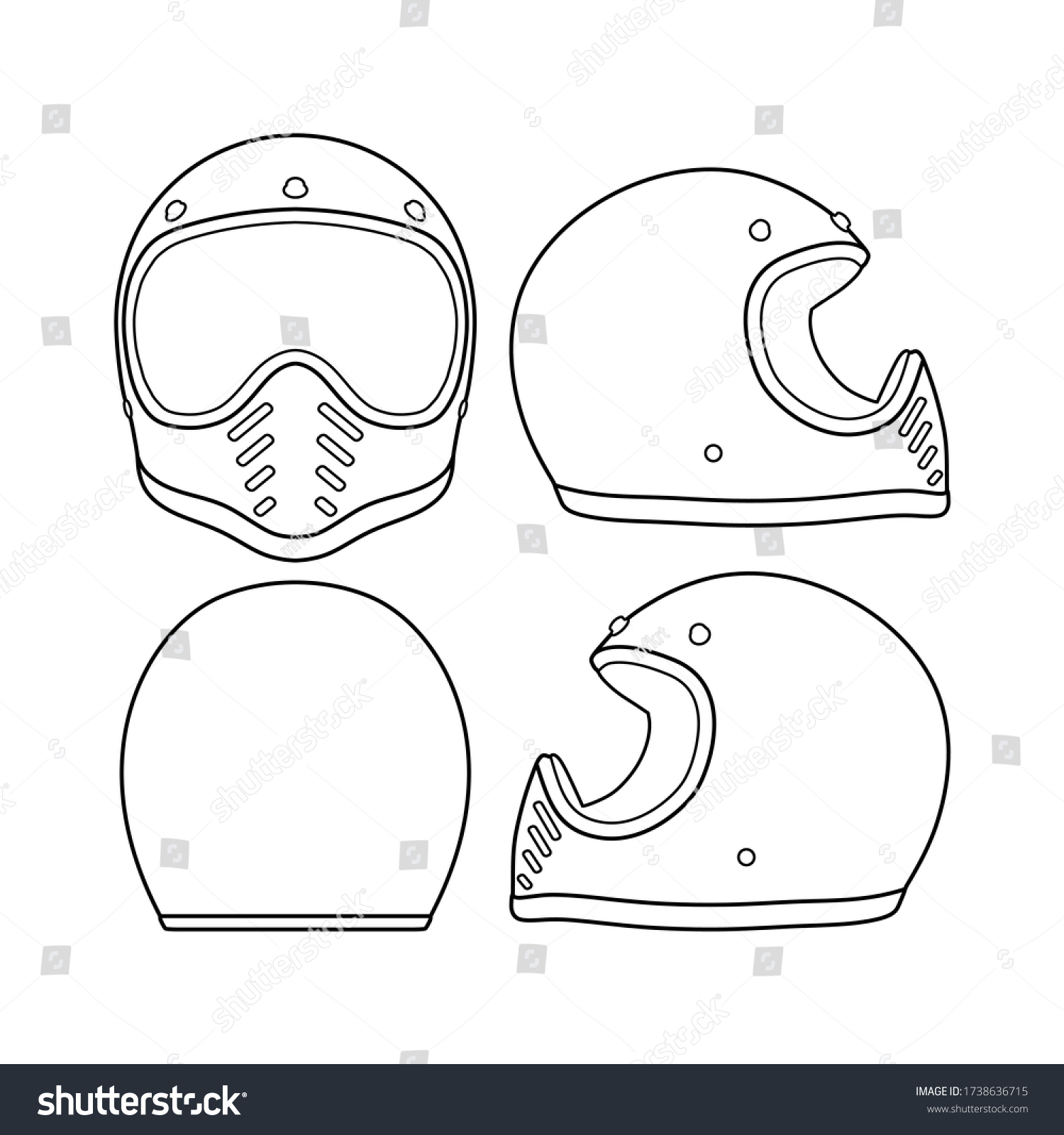 55,563 Helmet outline Images, Stock Photos & Vectors | Shutterstock
