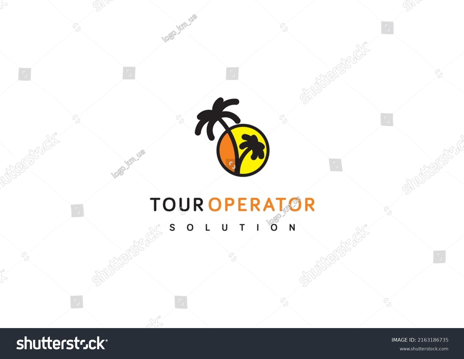 Template Logo Design Project Tour Operator Stock Vector (Royalty Free ...