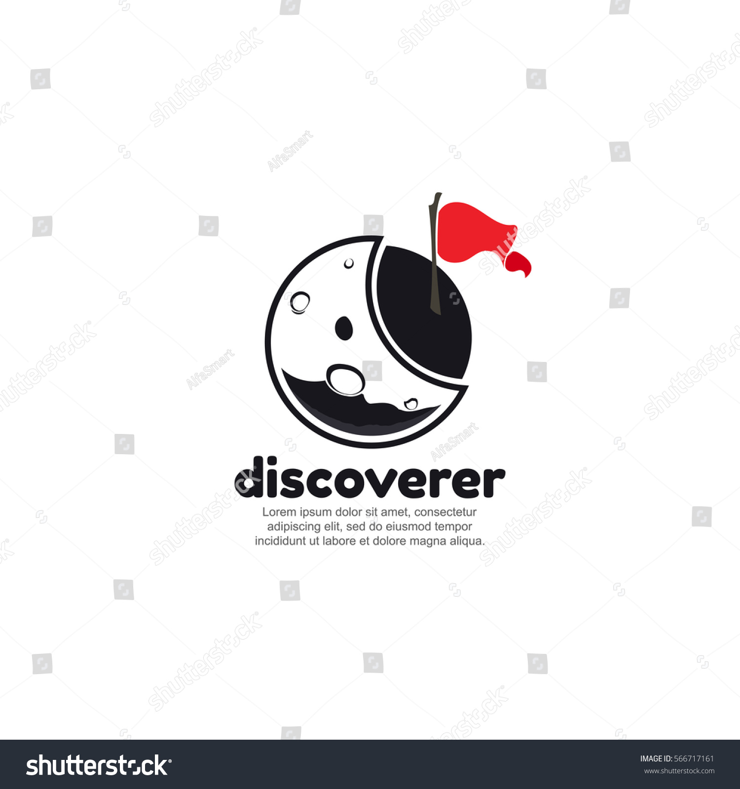 Template Logo Discoverer Stock Vector (Royalty Free) 566717161